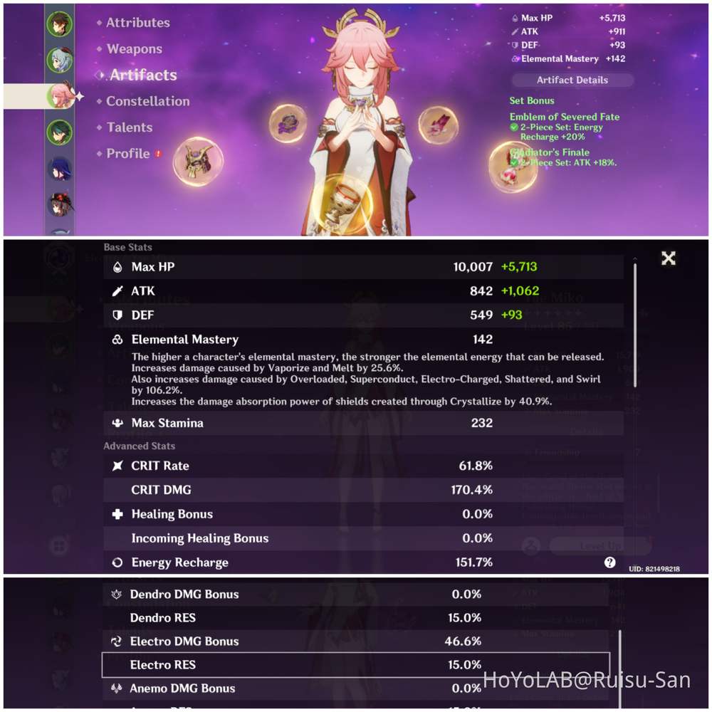 Yae Miko Artifacts & Weapon Guide's Genshin Impact | HoYoLAB