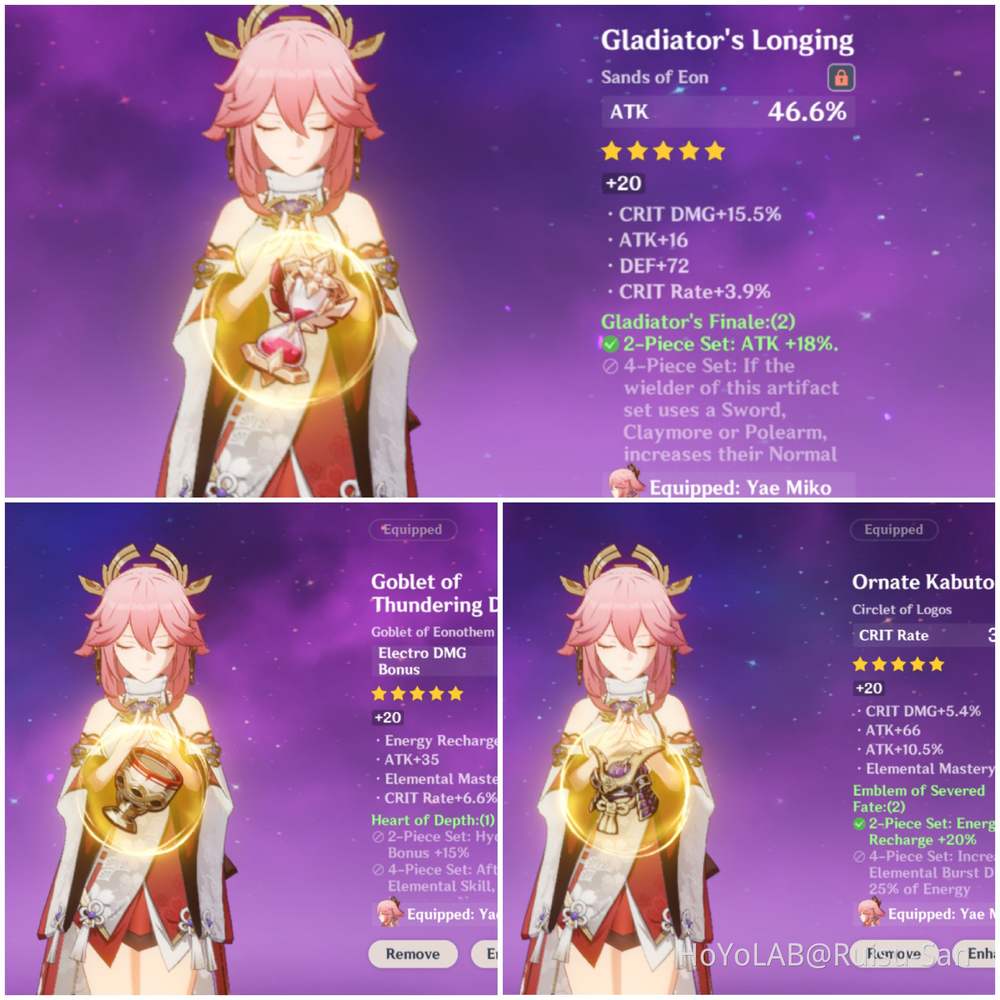 Yae Miko Artifacts & Weapon Guide's Genshin Impact | HoYoLAB