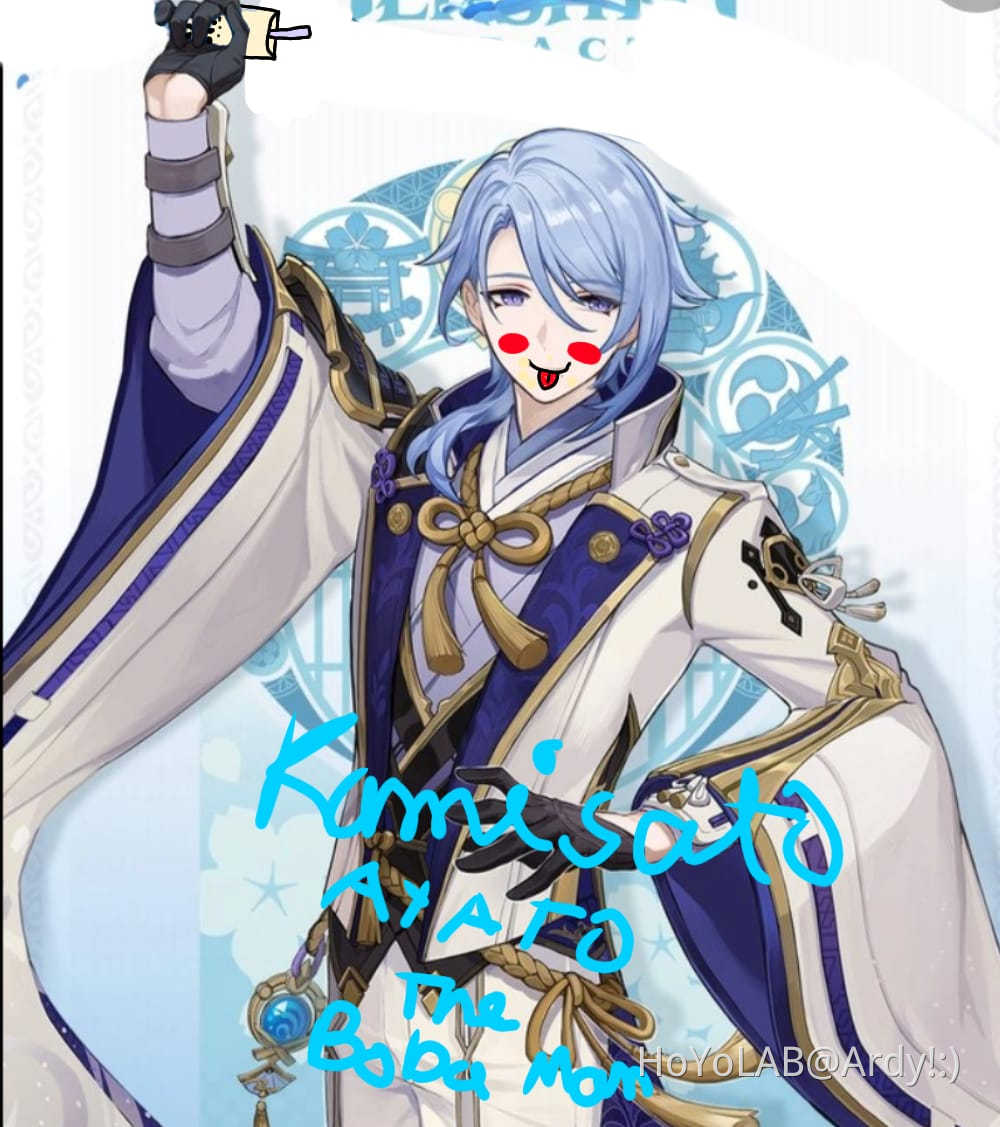 boba man (Ayato) Genshin Impact | HoYoLAB