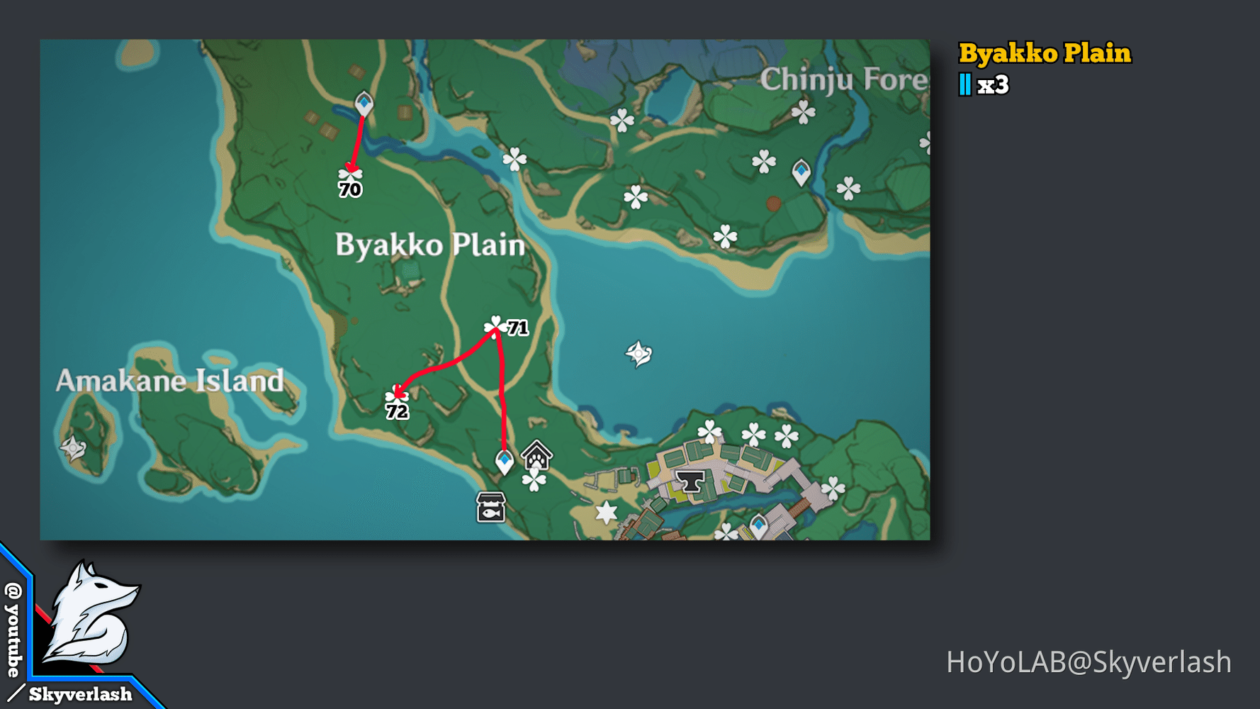 [Inazuma Specialty] 75 Sakura Bloom Farming Routes | Genshin Impact ...