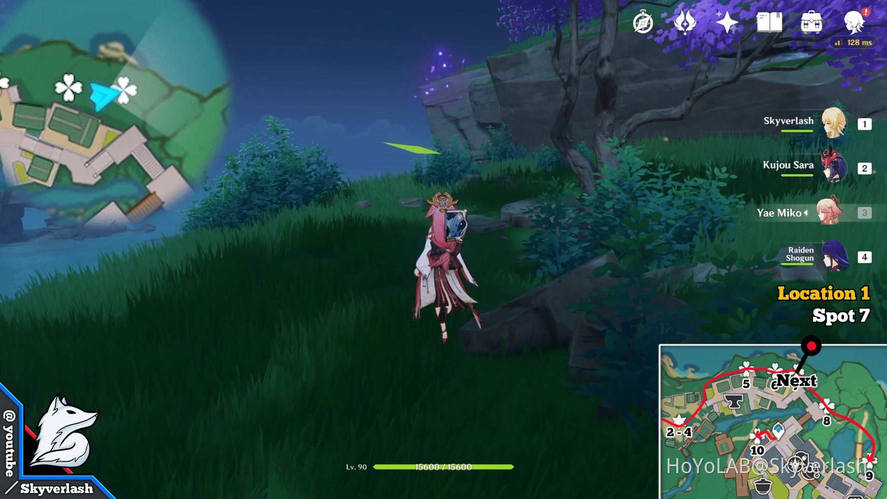 [Inazuma Specialty] 75 Sakura Bloom Farming Routes | Genshin Impact ...