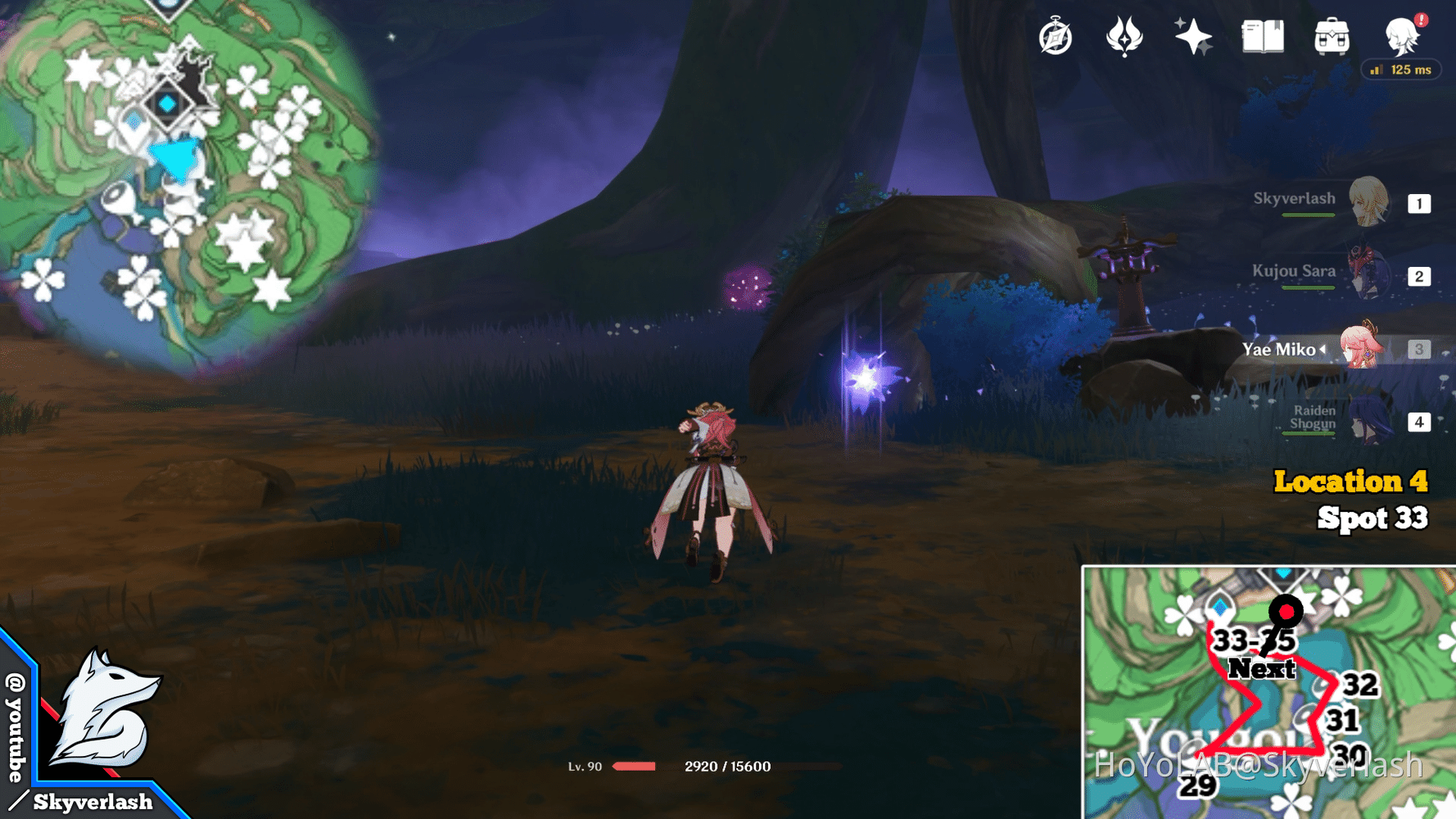 [Inazuma Specialty] 75 Sakura Bloom Farming Routes | Genshin Impact ...