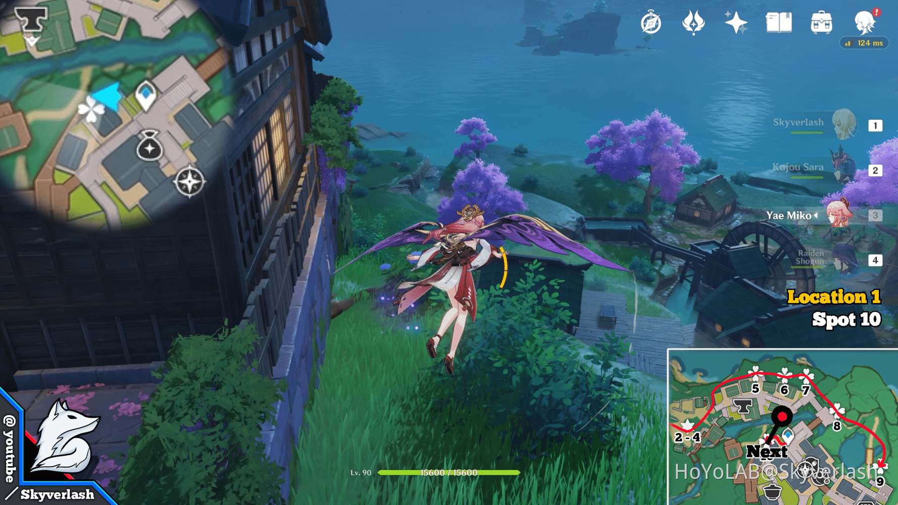 [Inazuma Specialty] 75 Sakura Bloom Farming Routes | Genshin Impact ...