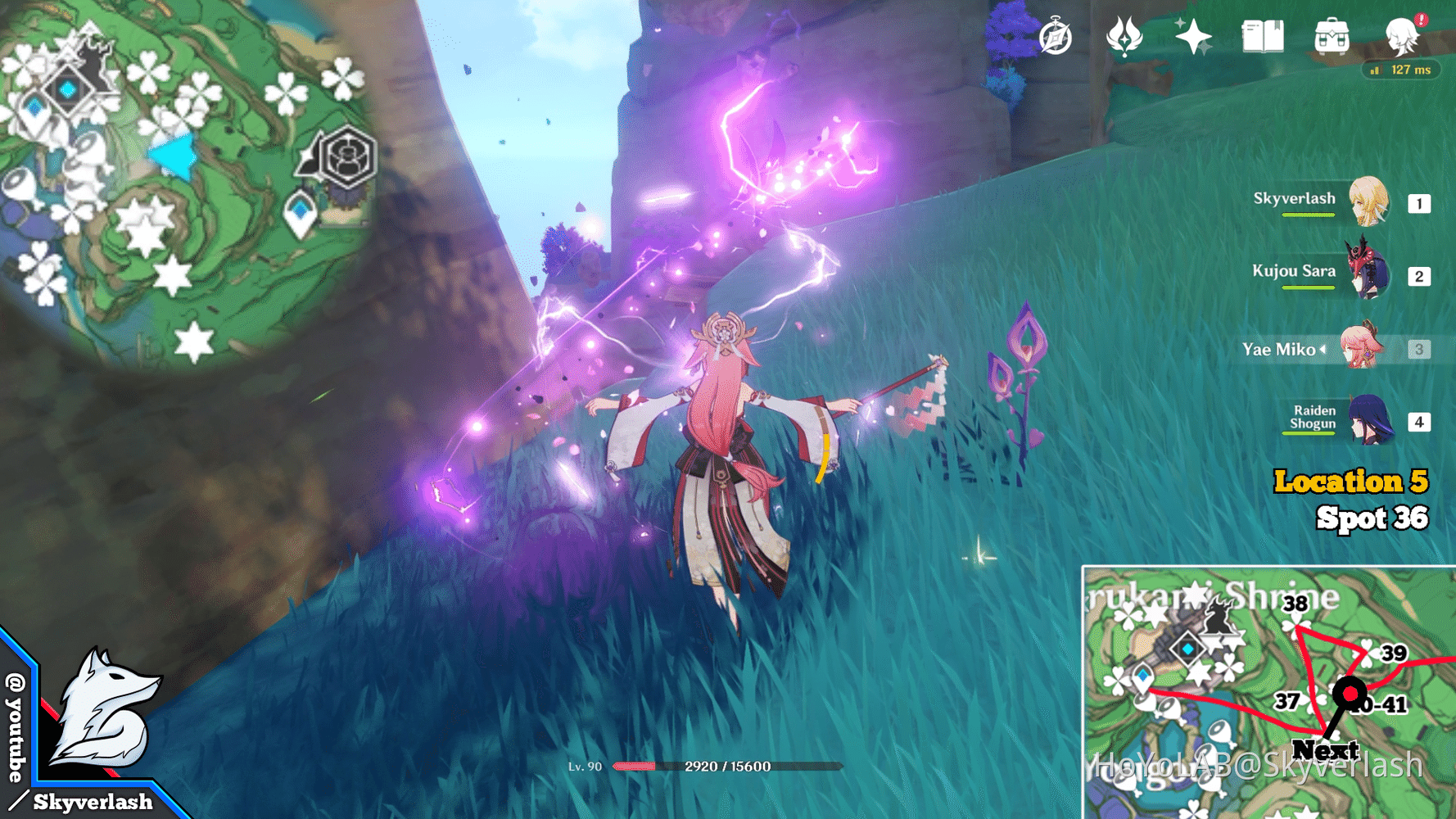 [Inazuma Specialty] 75 Sakura Bloom Farming Routes | Genshin Impact ...