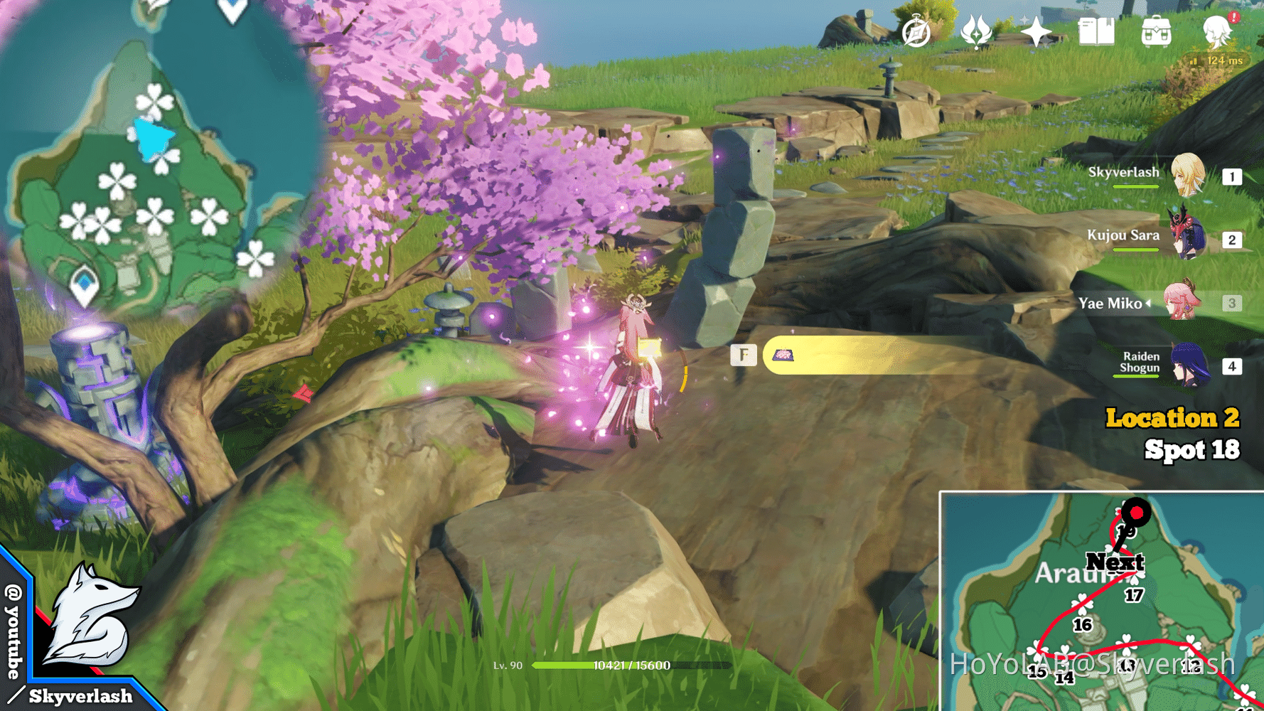 [Inazuma Specialty] 75 Sakura Bloom Farming Routes Genshin Impact | HoYoLAB