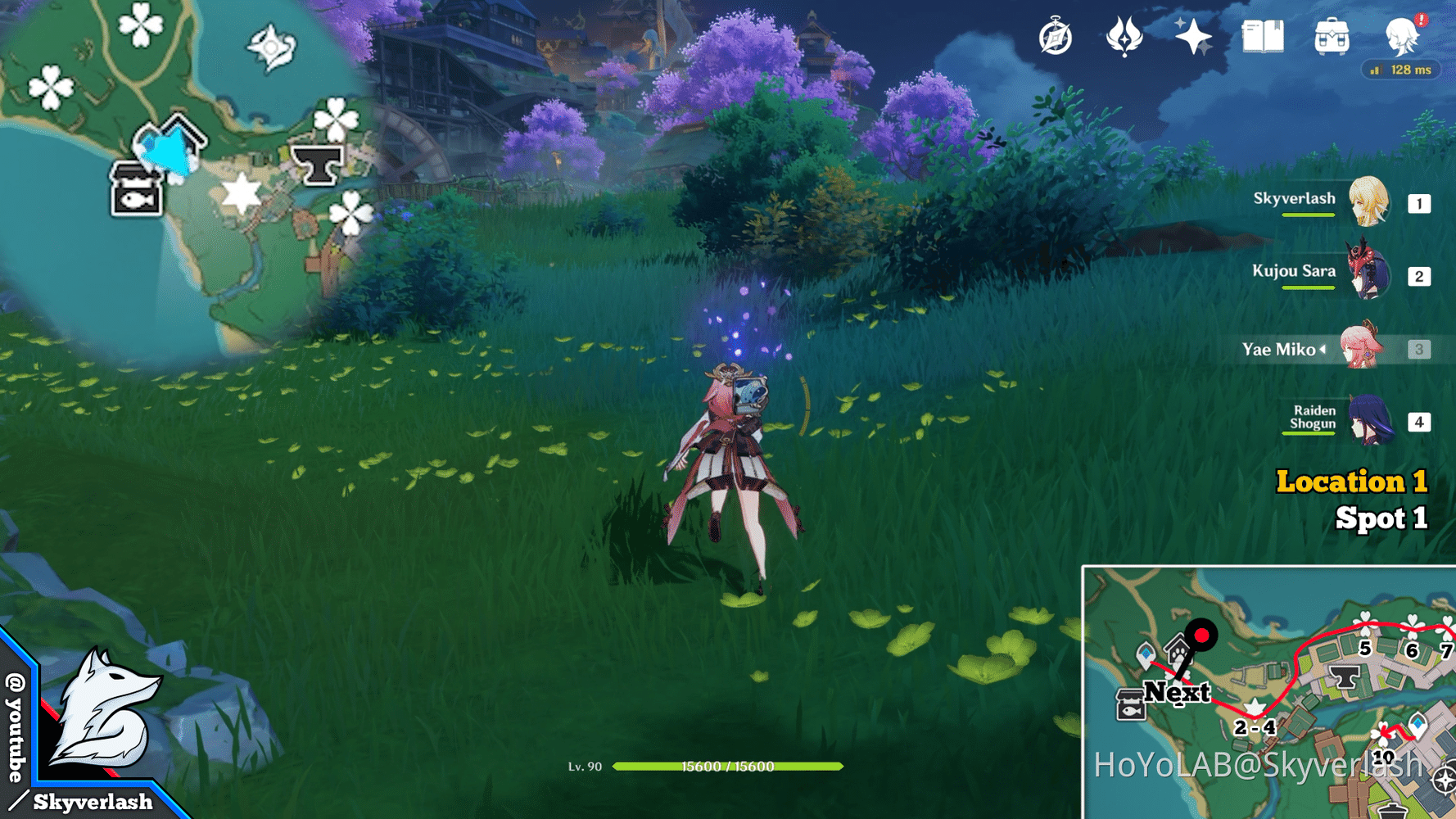 [Inazuma Specialty] 75 Sakura Bloom Farming Routes Genshin Impact | HoYoLAB