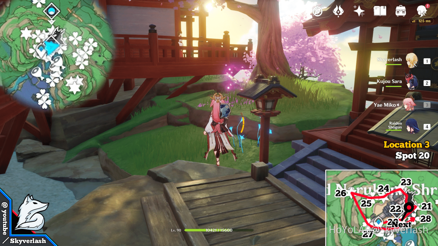 [Inazuma Specialty] 75 Sakura Bloom Farming Routes Genshin Impact | HoYoLAB