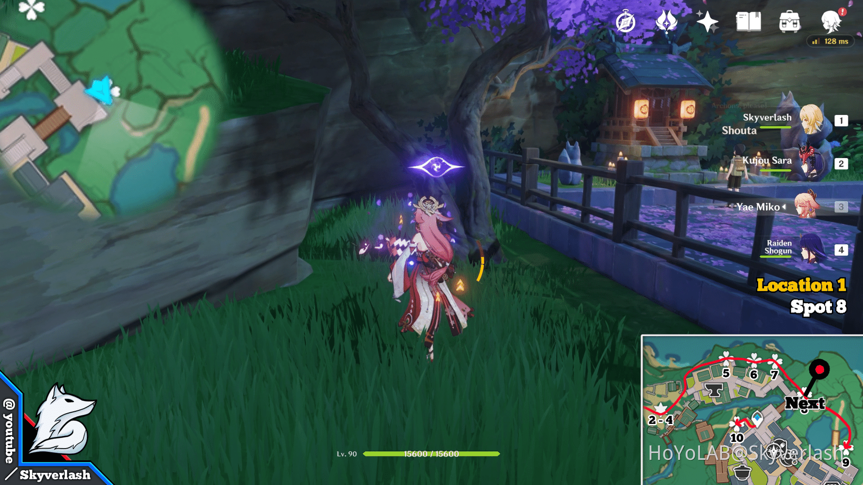 [Inazuma Specialty] 75 Sakura Bloom Farming Routes | Genshin Impact ...