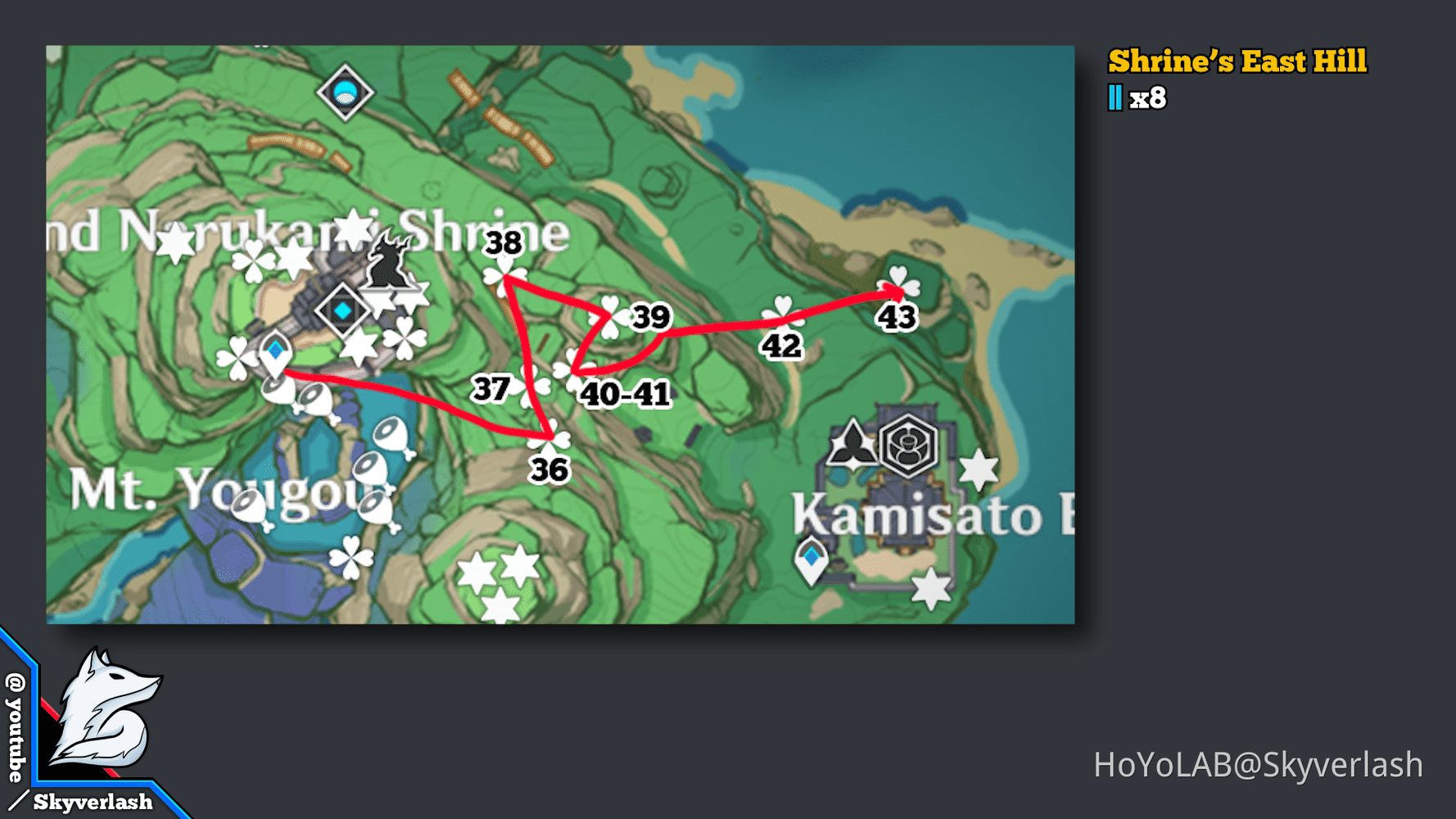 [Inazuma Specialty] 75 Sakura Bloom Farming Routes | Genshin Impact ...