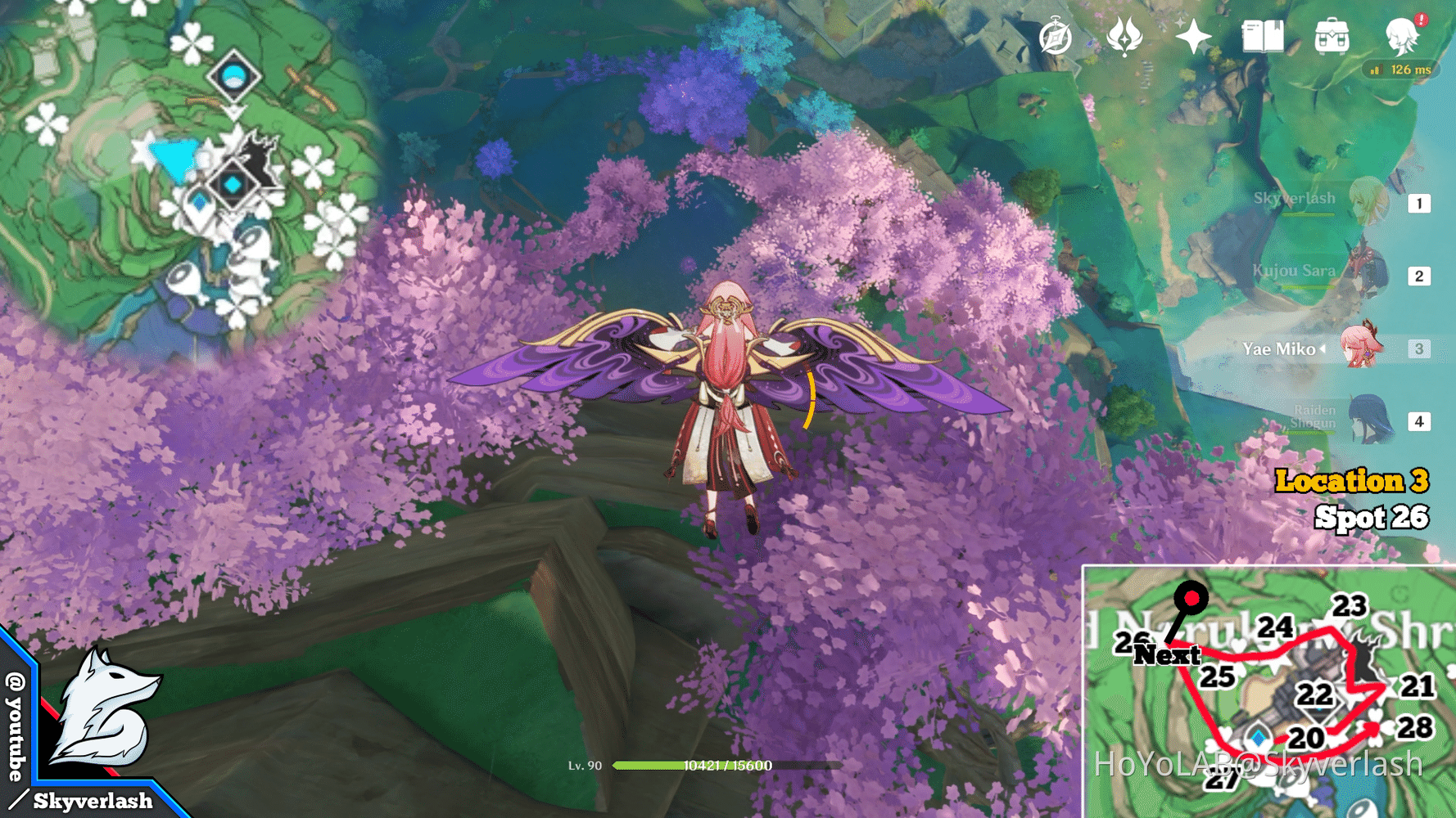 [Inazuma Specialty] 75 Sakura Bloom Farming Routes Genshin Impact | HoYoLAB