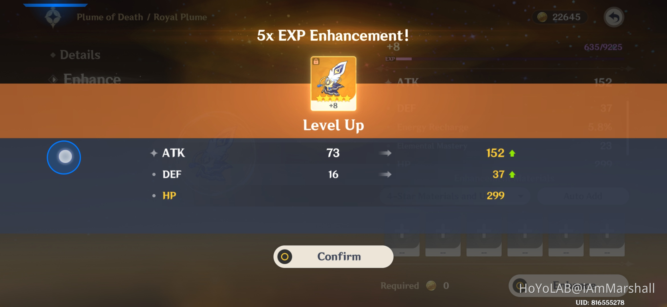 Artifact Exp Enhancement Genshin Impact | HoYoLAB