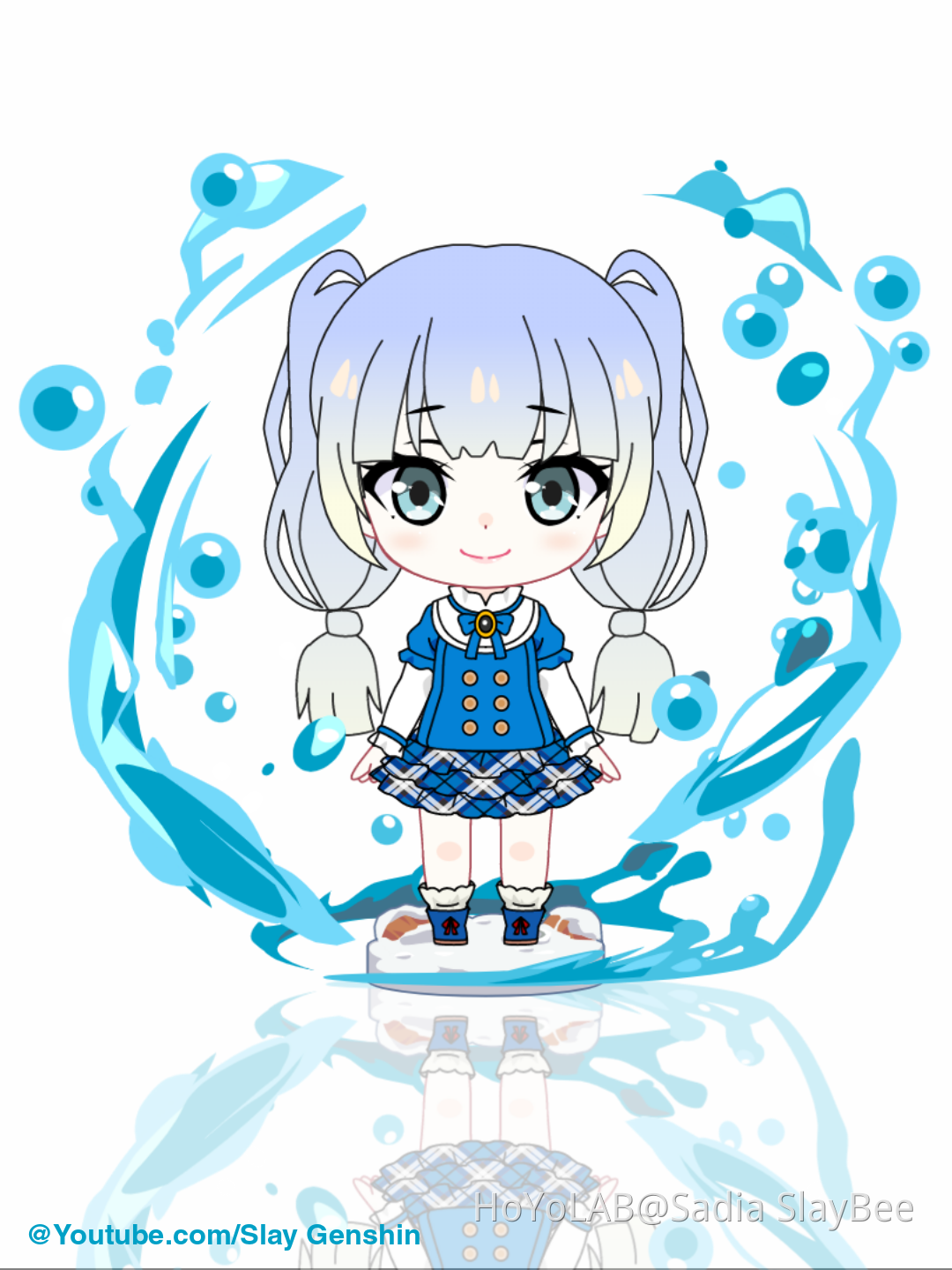 AYAKA STICKER💙 Genshin Impact | HoYoLAB