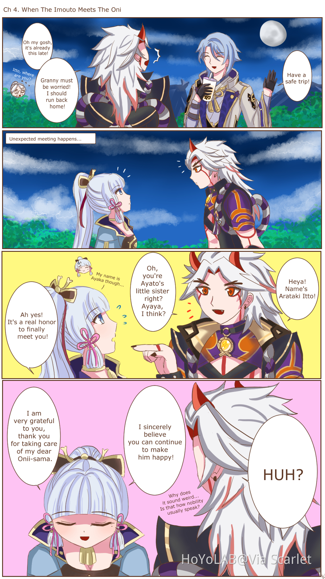 Kayato Ch 4. When The Imouto Meets The Oni Genshin Impact | HoYoLAB