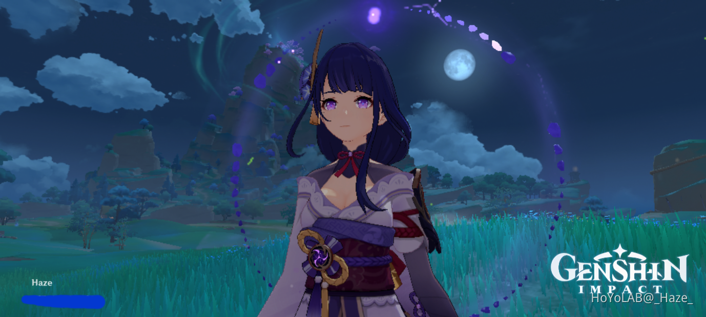 Raiden's Night walk Genshin Impact | HoYoLAB