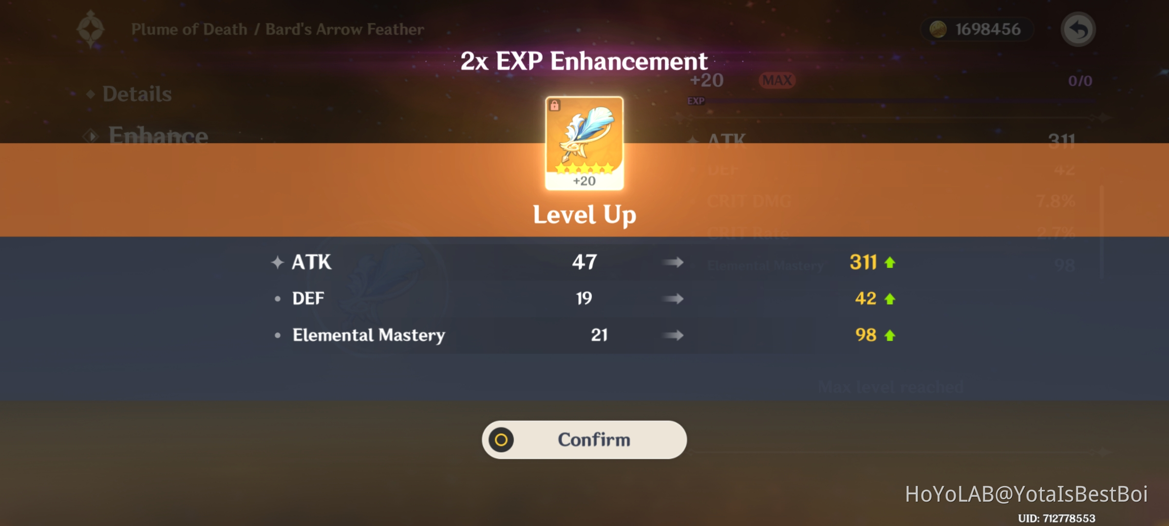 So i got a 4-liner with crit rate/ crit dmg.... Genshin Impact | HoYoLAB