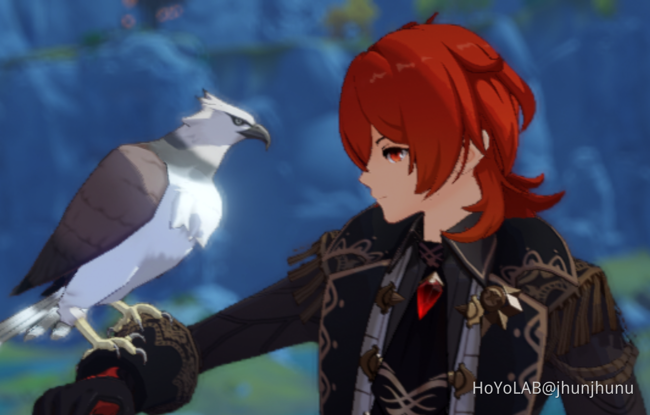 Diluc can smile! Genshin Impact | HoYoLAB