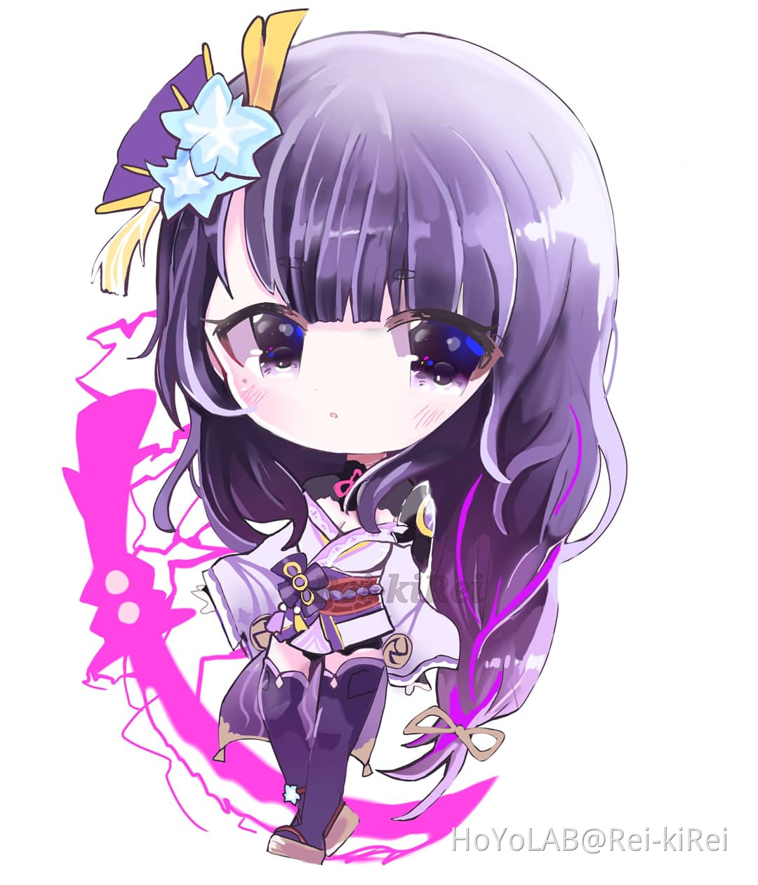 Raiden chibi Genshin Impact | HoYoLAB