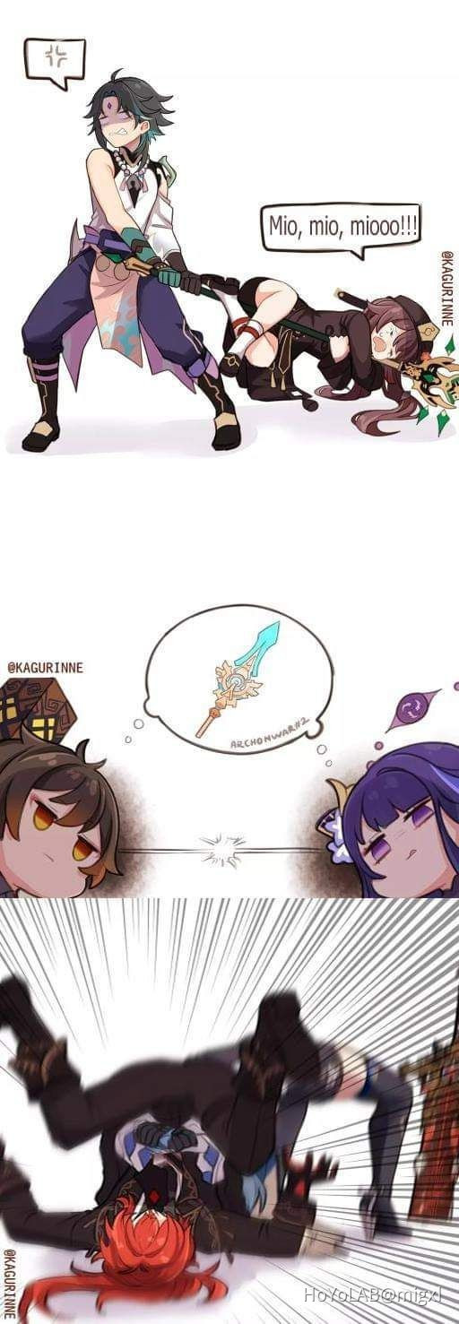 batalla por armas😅 Genshin Impact | HoYoLAB