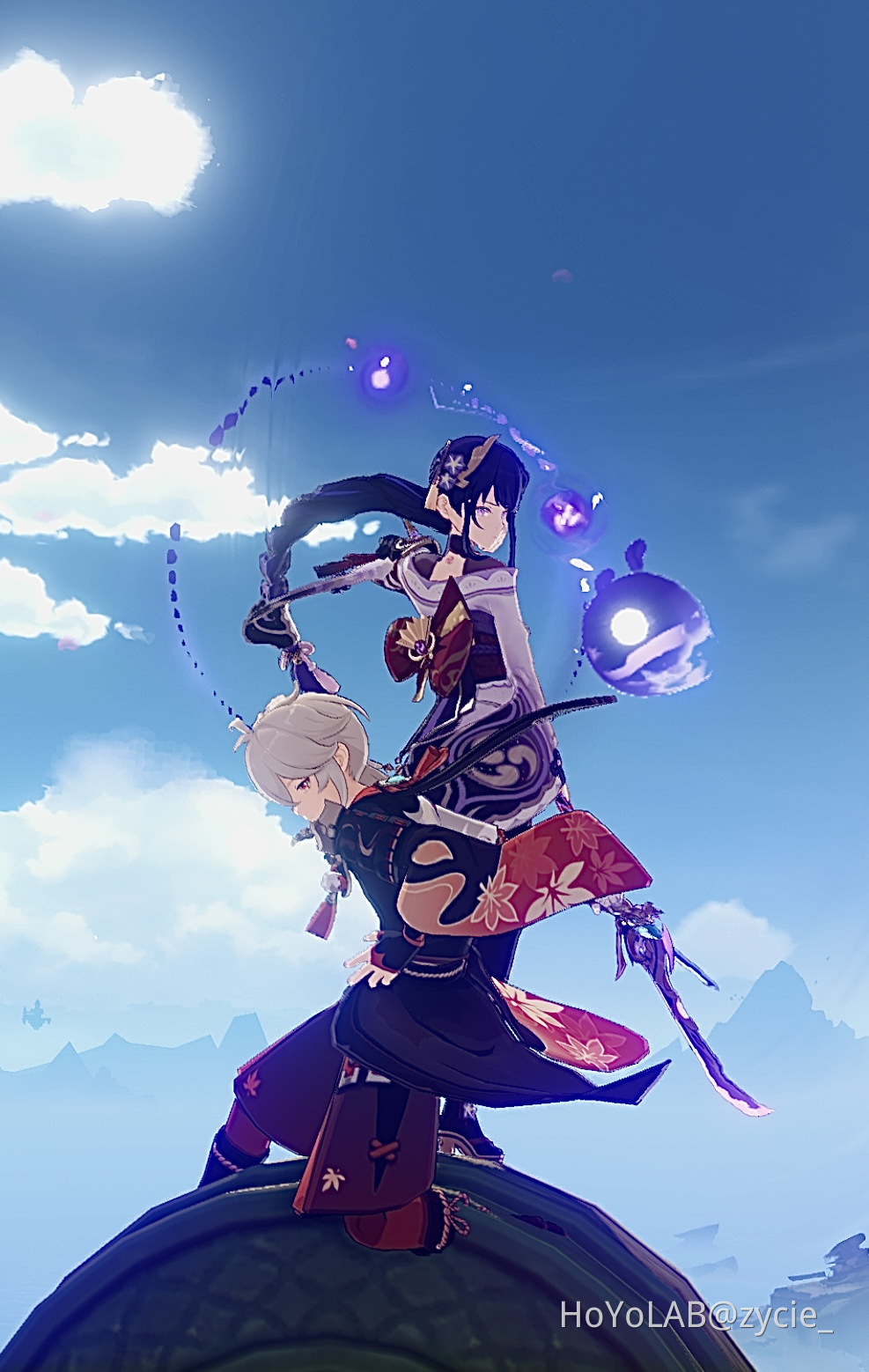 kazuha & raiden Genshin Impact | HoYoLAB