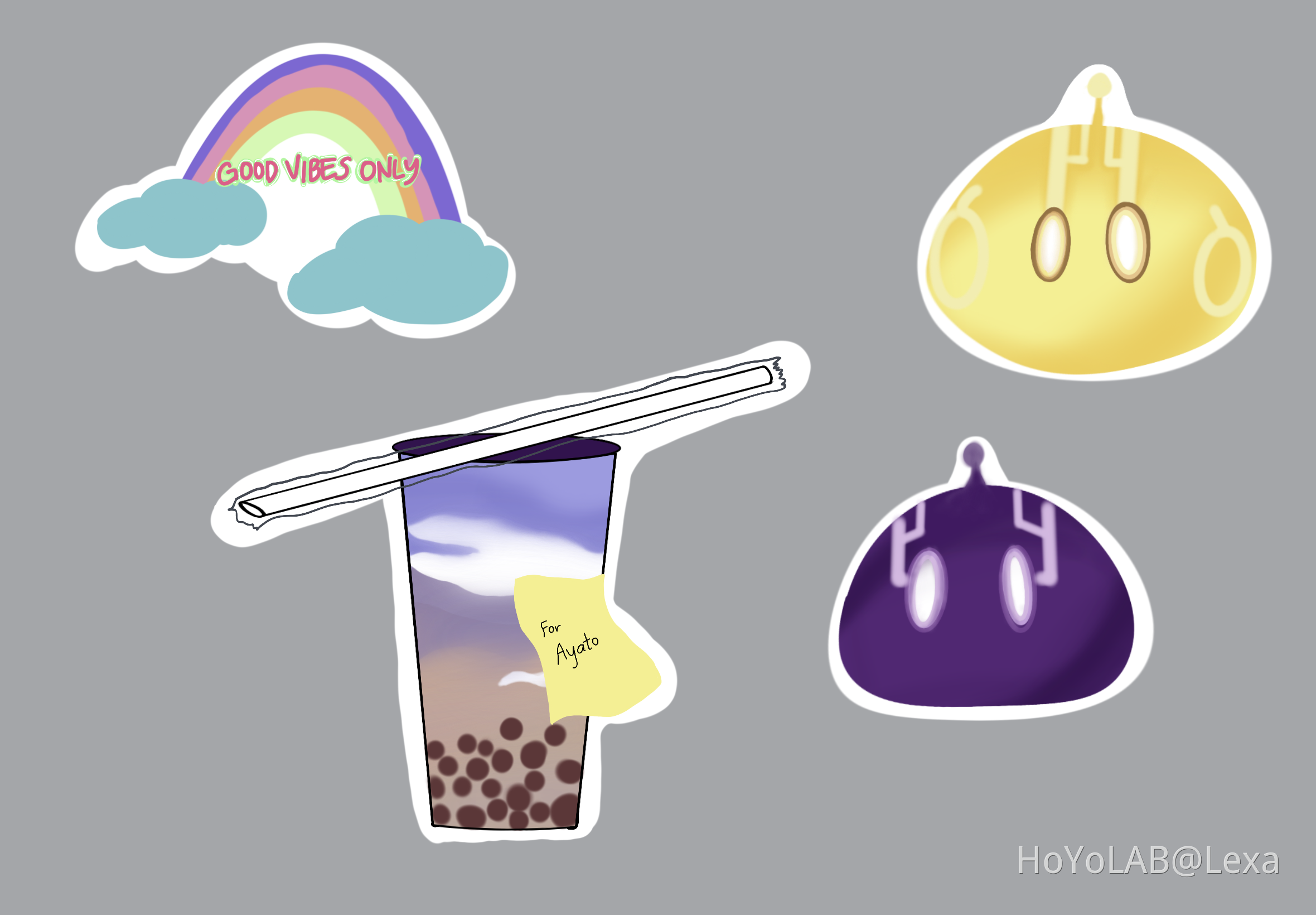 First sticker pack 🥰 Genshin Impact | HoYoLAB