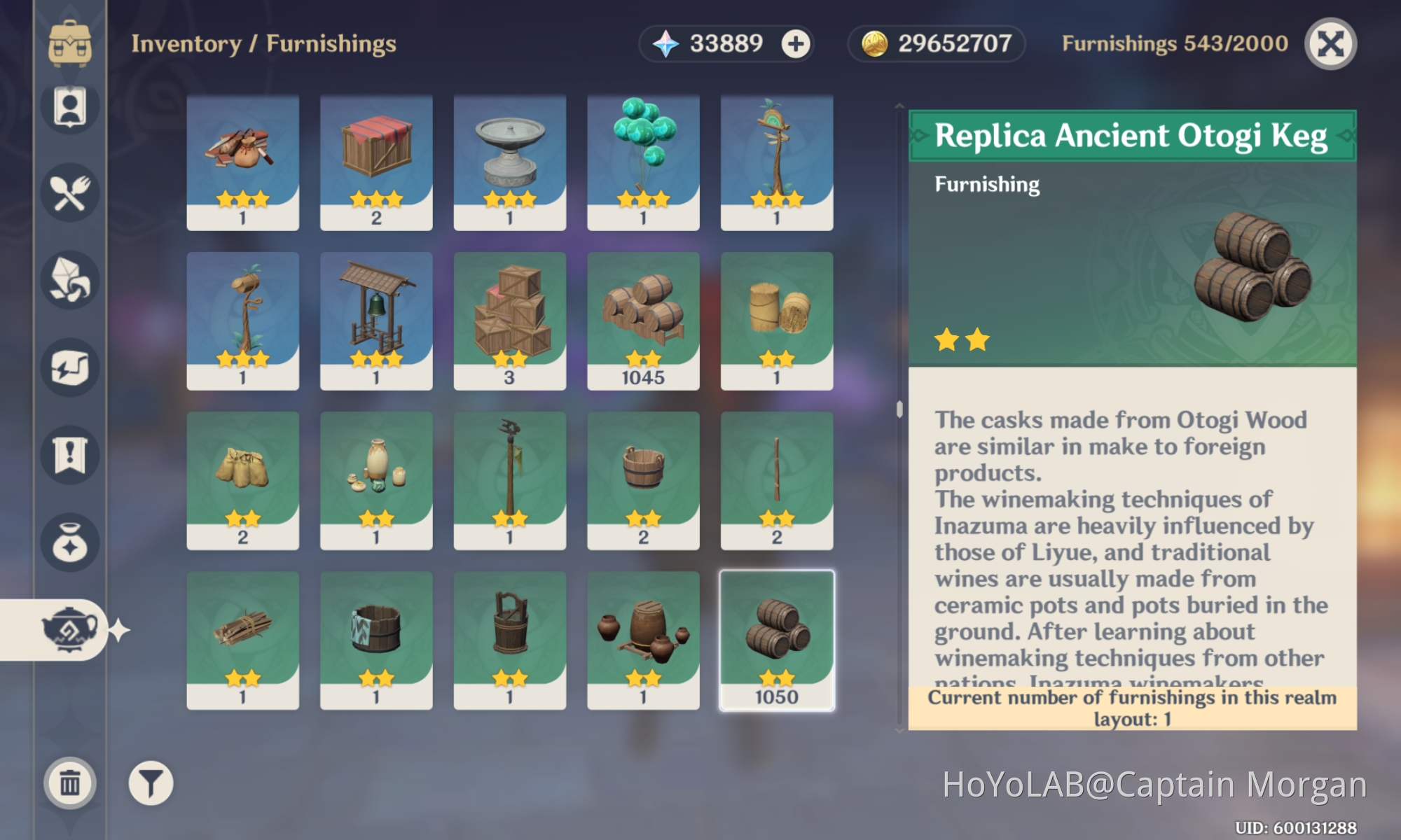 Character / Account Customization Genshin Impact | HoYoLAB