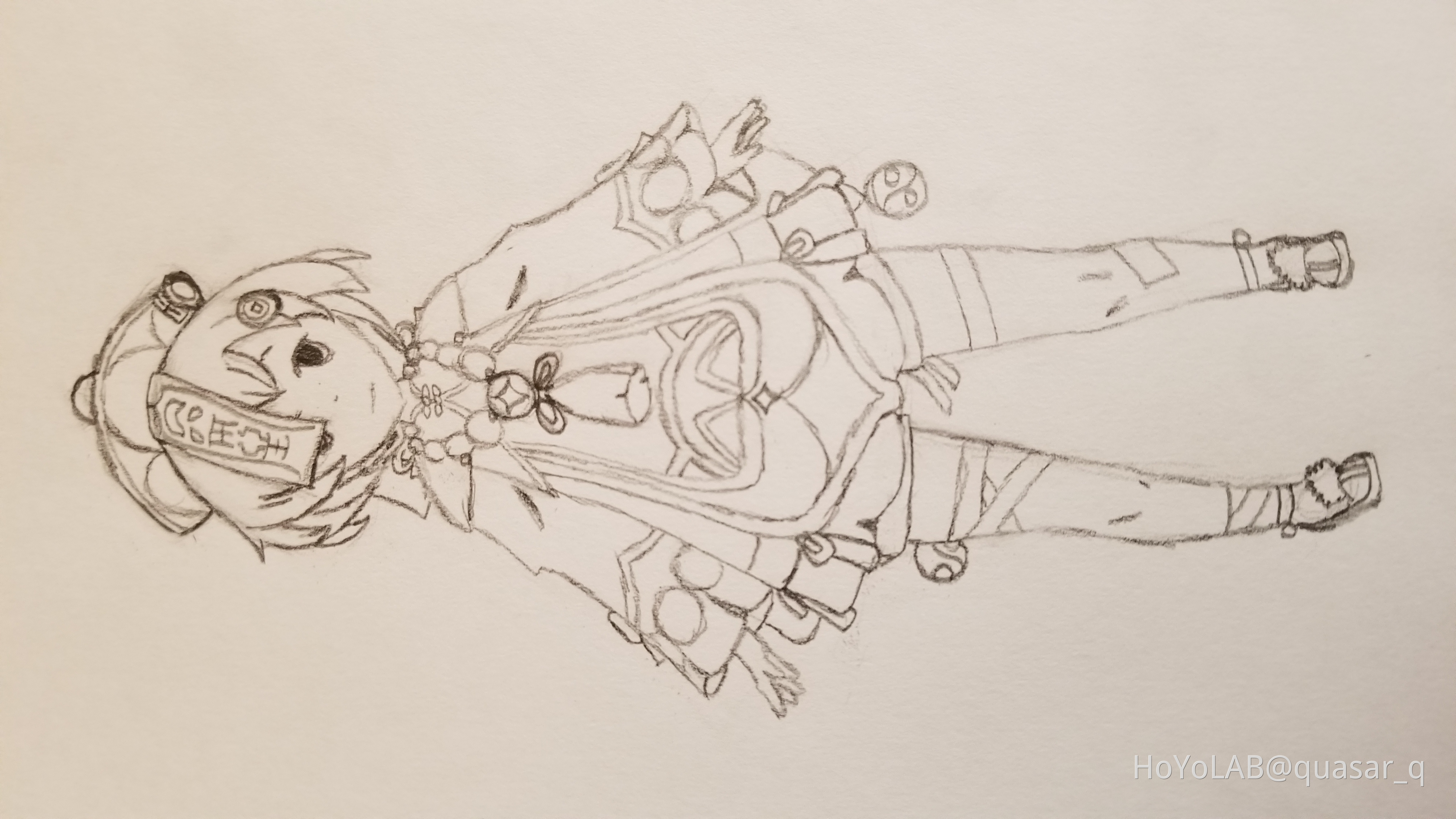 Qiqi rough sketch Genshin Impact | HoYoLAB