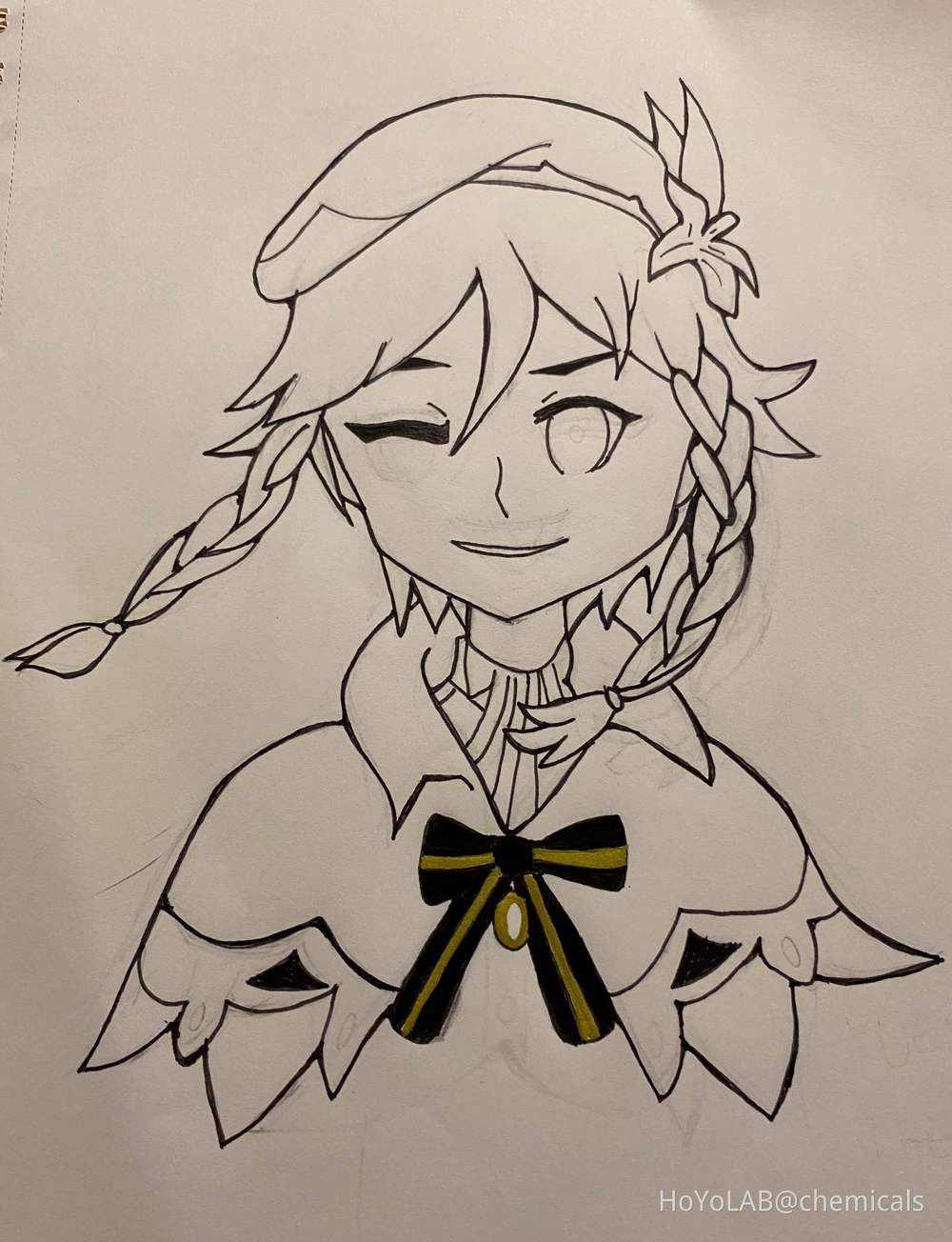 Venti Drawing!! Genshin Impact | HoYoLAB