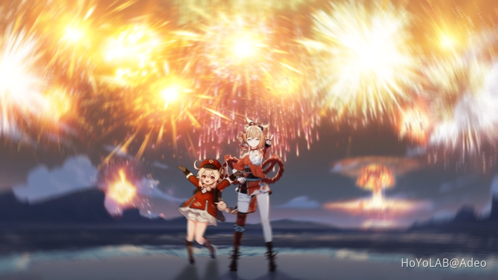 Ohhhh! Fireworks?!... 💥 Genshin Impact | HoYoLAB