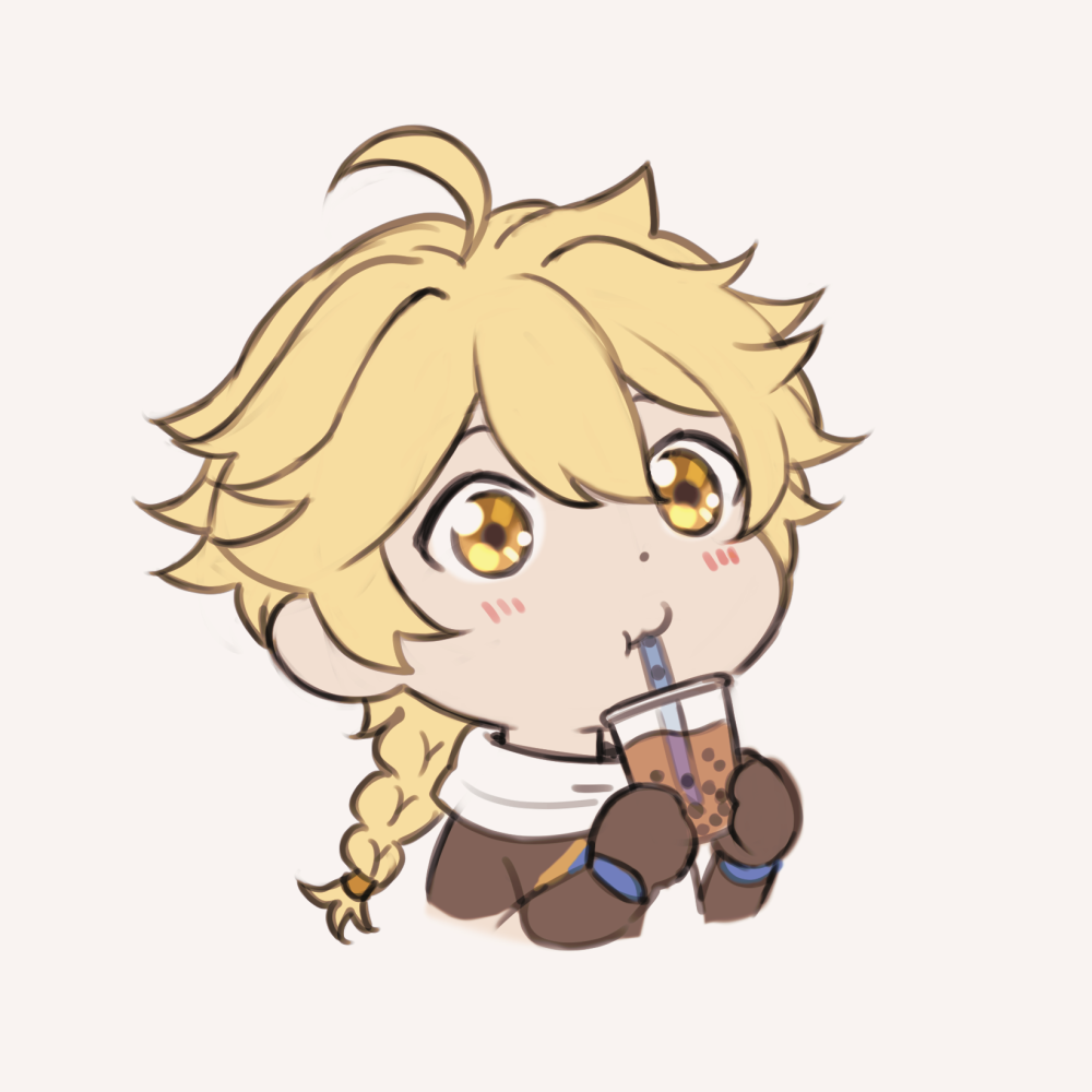 Aether's first boba Genshin Impact | HoYoLAB