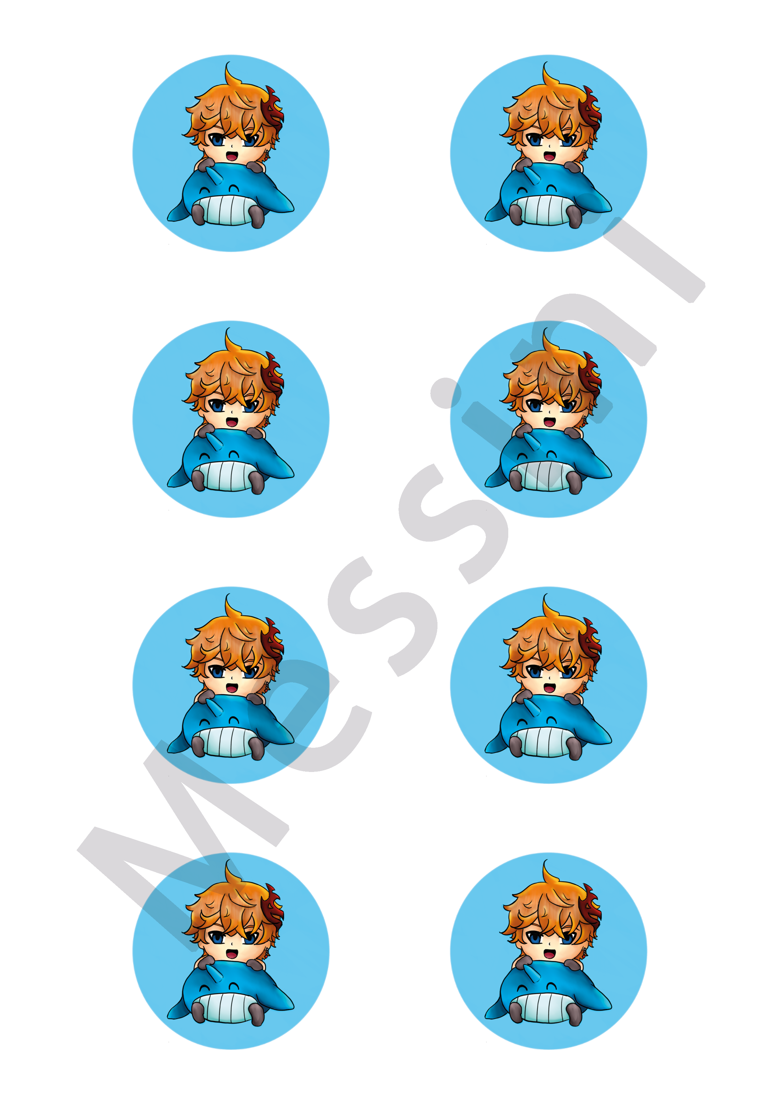 Chibi-Tartaglia Sticker Genshin Impact | HoYoLAB