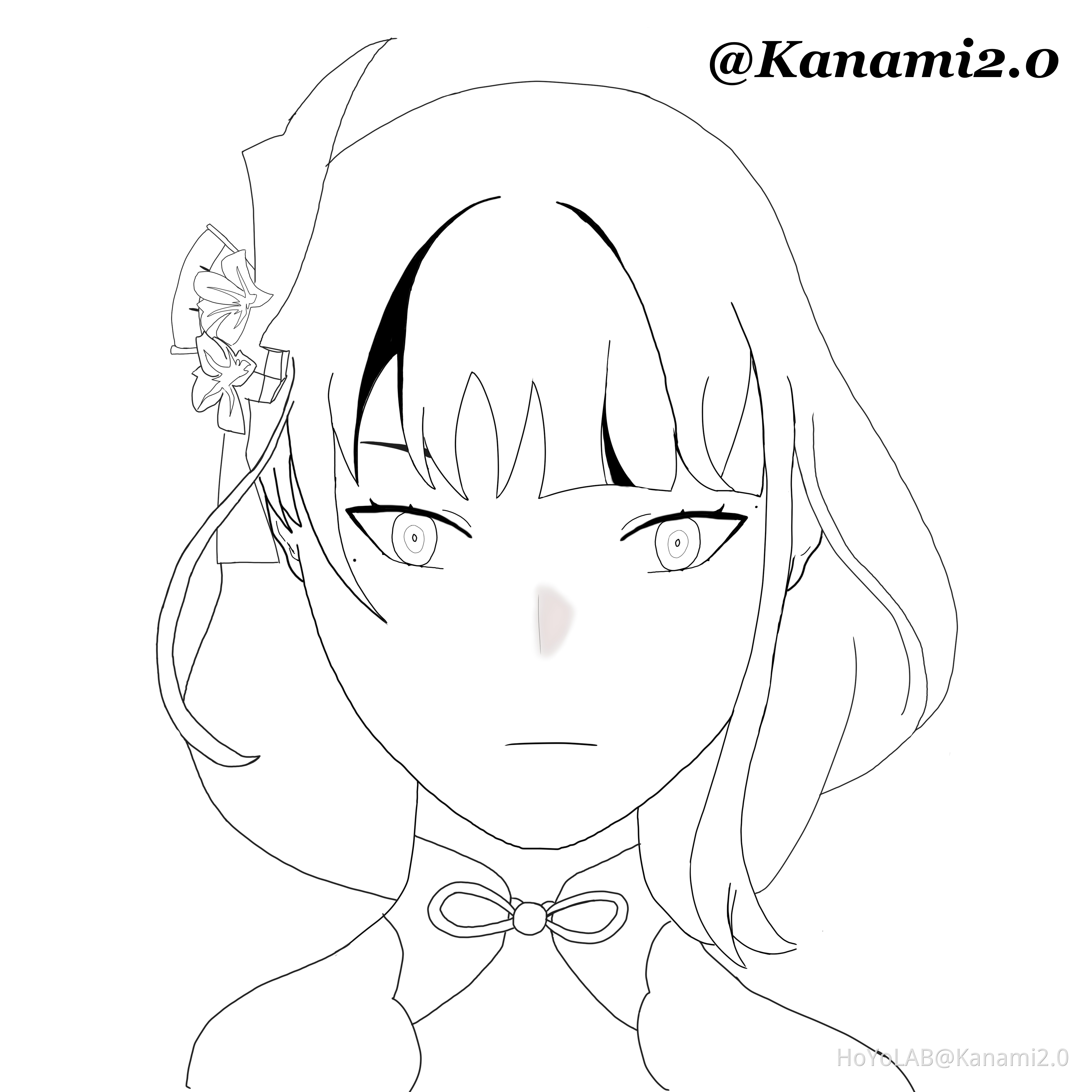 Raiden sketch Genshin Impact | HoYoLAB