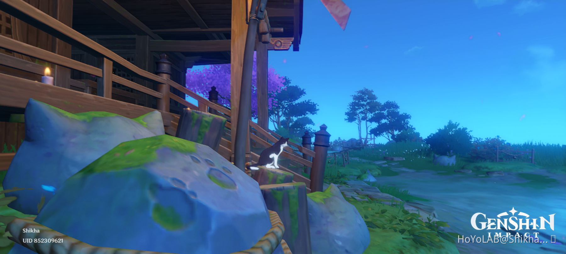 Asase Shrine at sunset. Genshin Impact | HoYoLAB