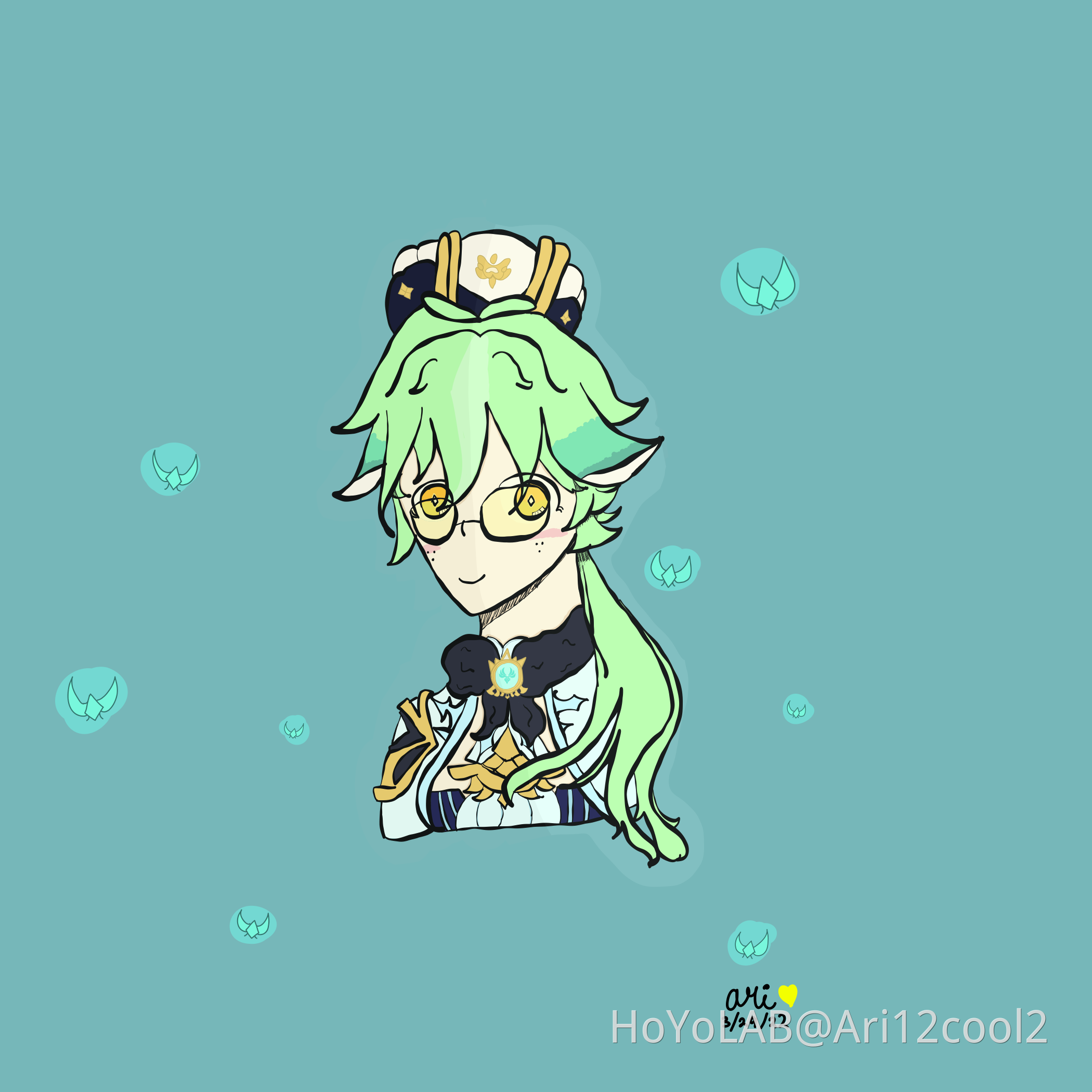 Sucrose Fanart Genshin Impact | HoYoLAB