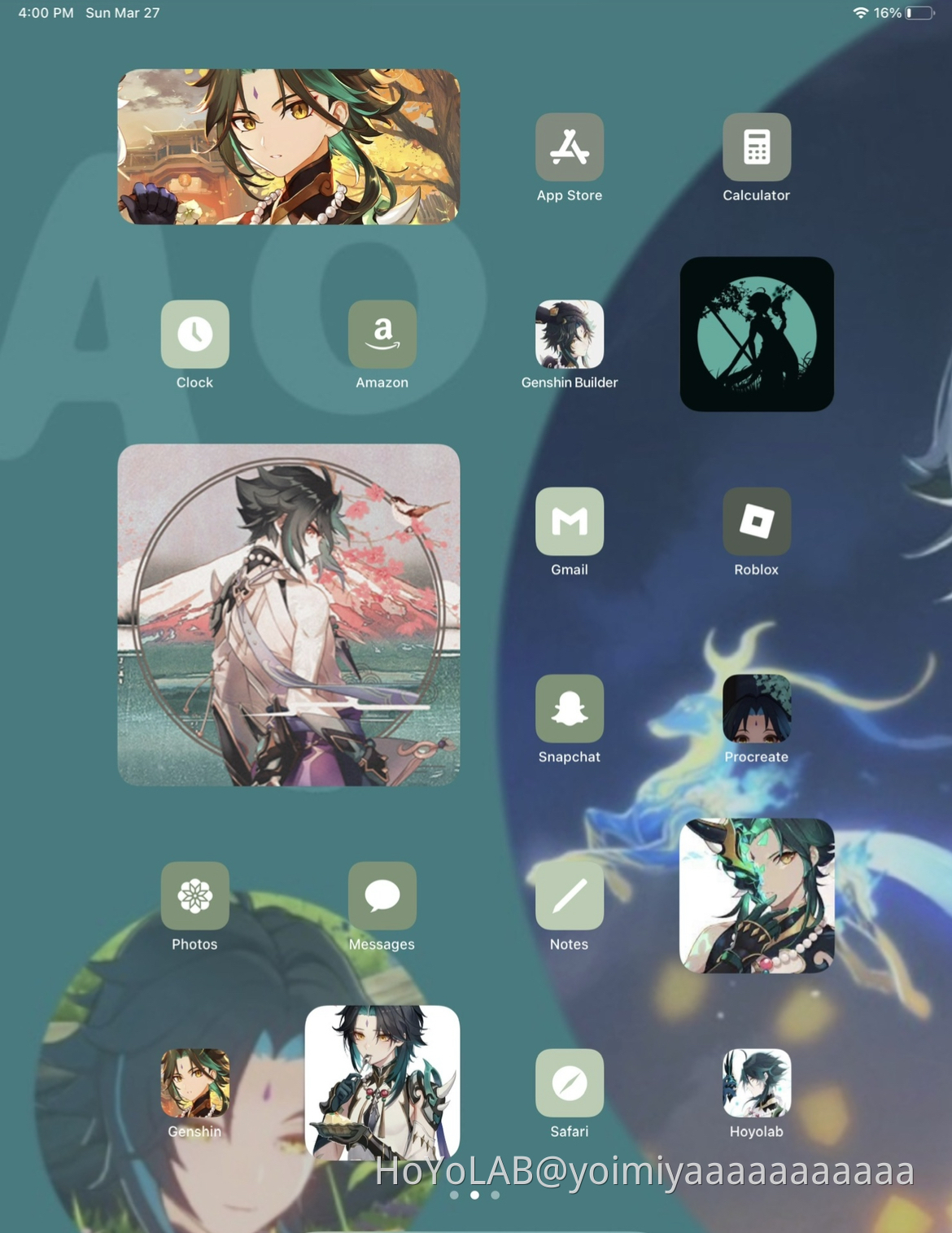 Xiao Homescreen! Genshin Impact | HoYoLAB