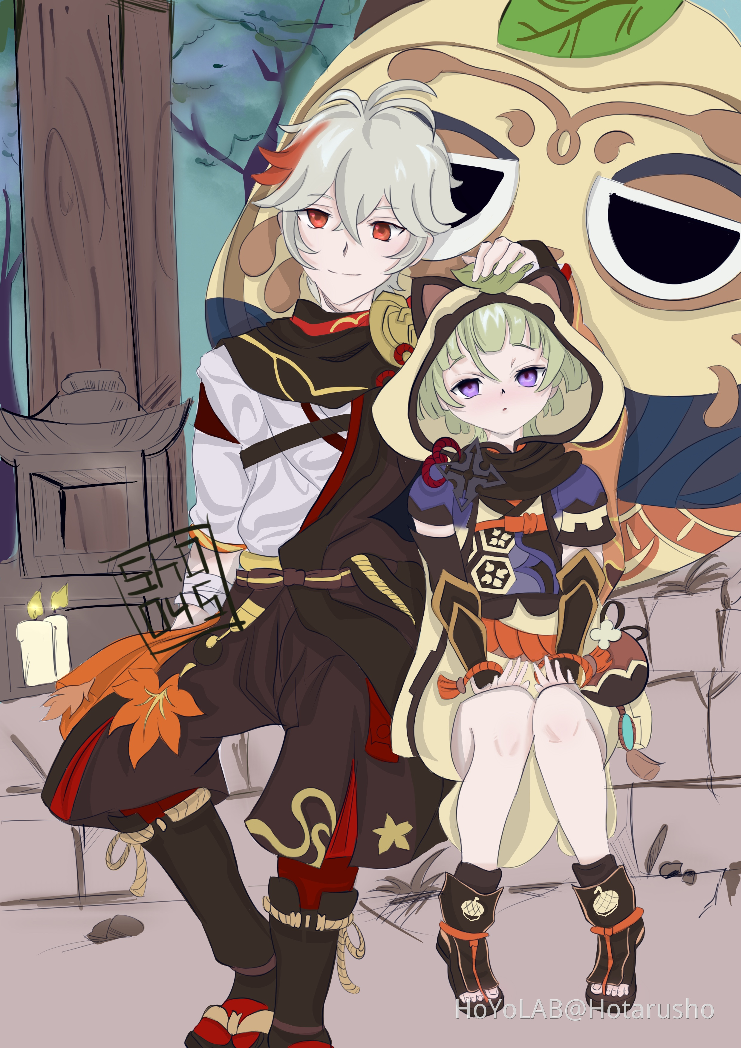 Kazuha & Sayu (Big Bro and Lil Sis) Genshin Impact | HoYoLAB