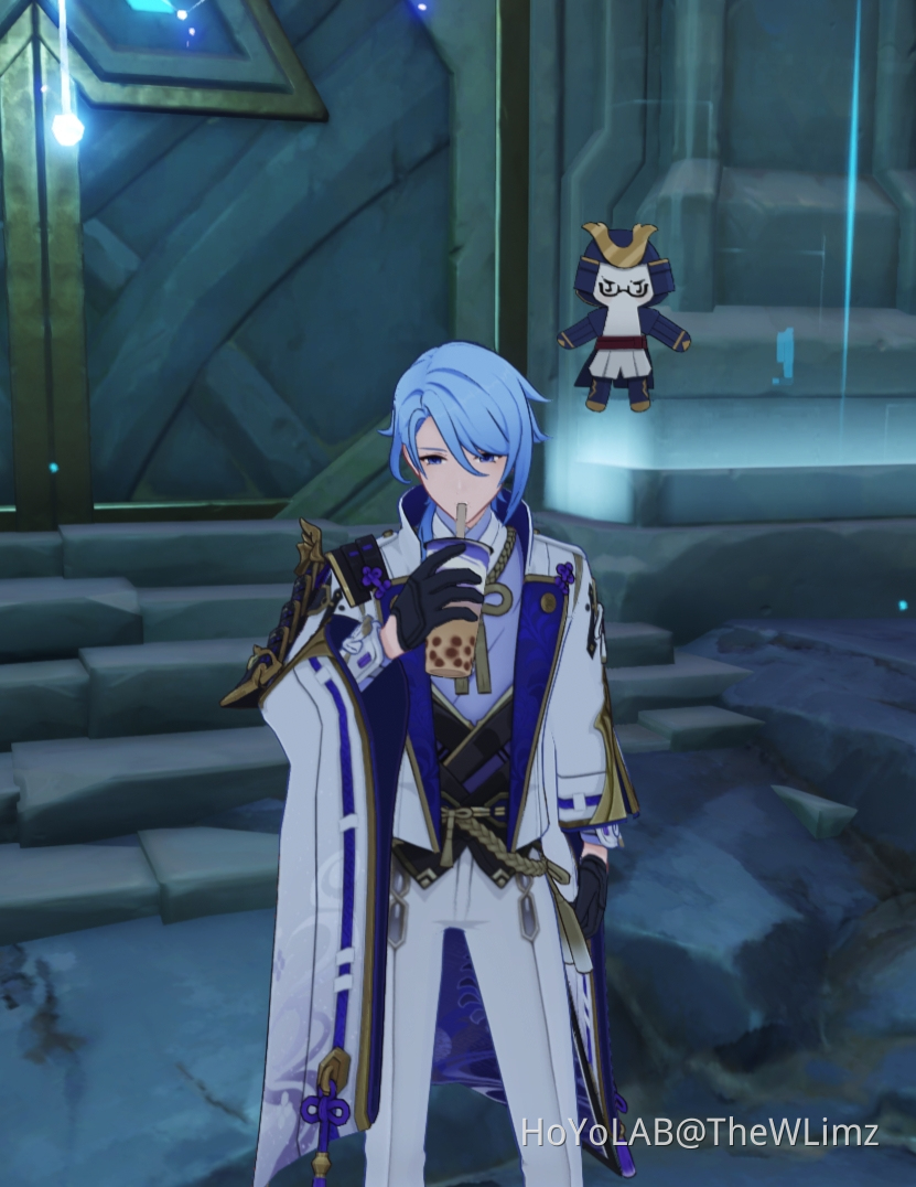 Ayato And His Boba Drink. Genshin Impact | HoYoLAB