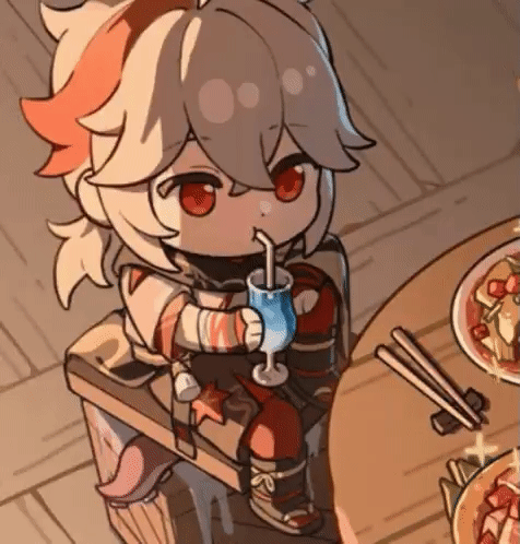Kazuha Drinking Genshin Impact | HoYoLAB