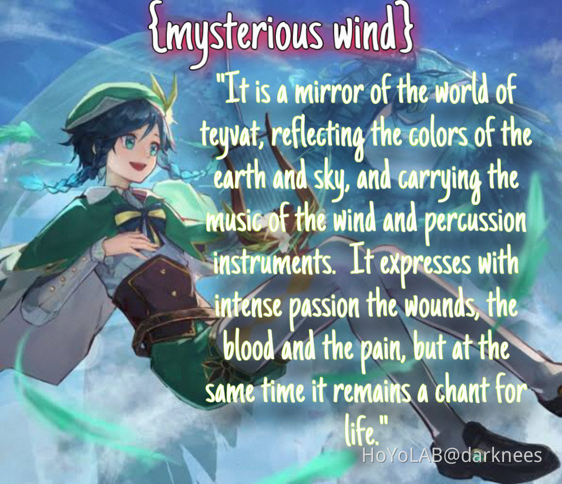 mysterious wind Genshin Impact | HoYoLAB