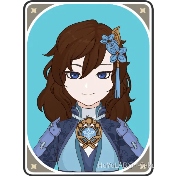 A Character I Made on a Genshin Icon Picrew! Genshin Impact | HoYoLAB