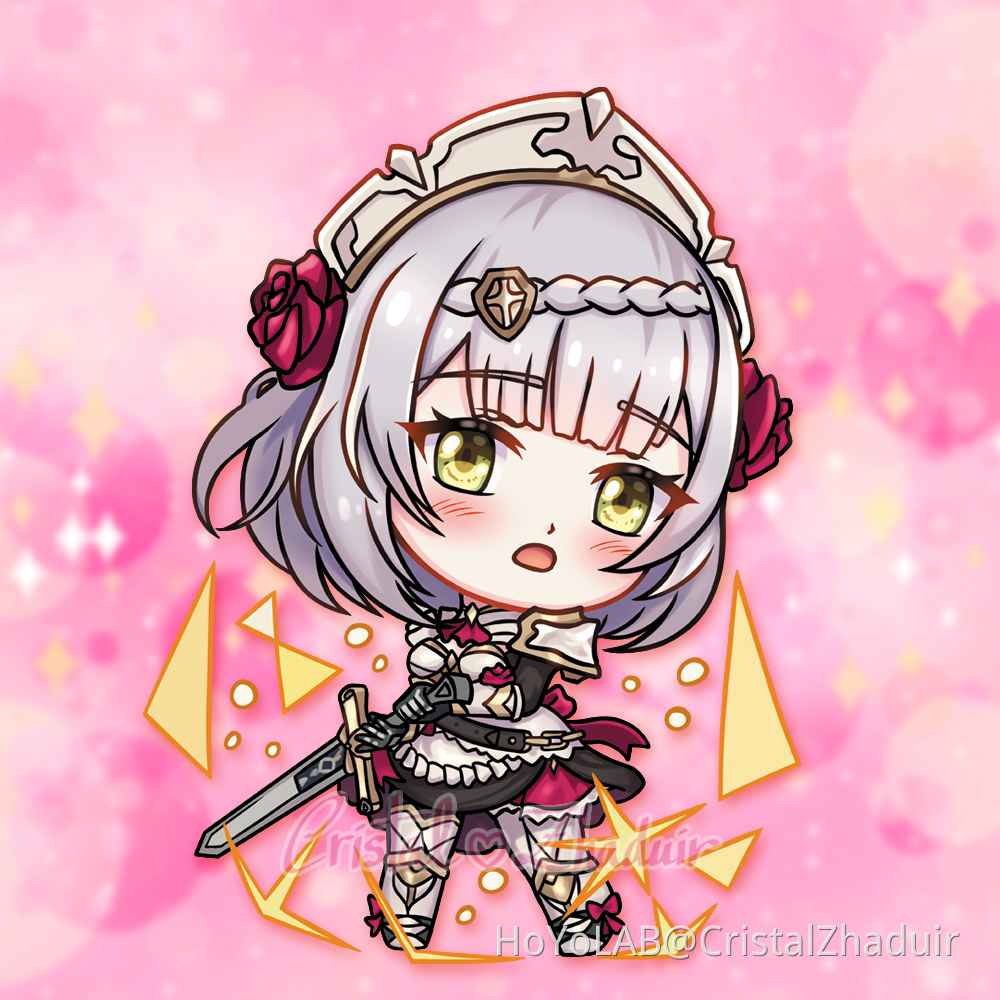 🎀Chibi Noelle🎀 , Happy Birthday !!!🎉 Genshin Impact | HoYoLAB