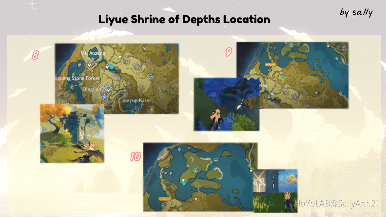 Liyue Shrine of Depths Location | by sally Genshin Impact | HoYoLAB