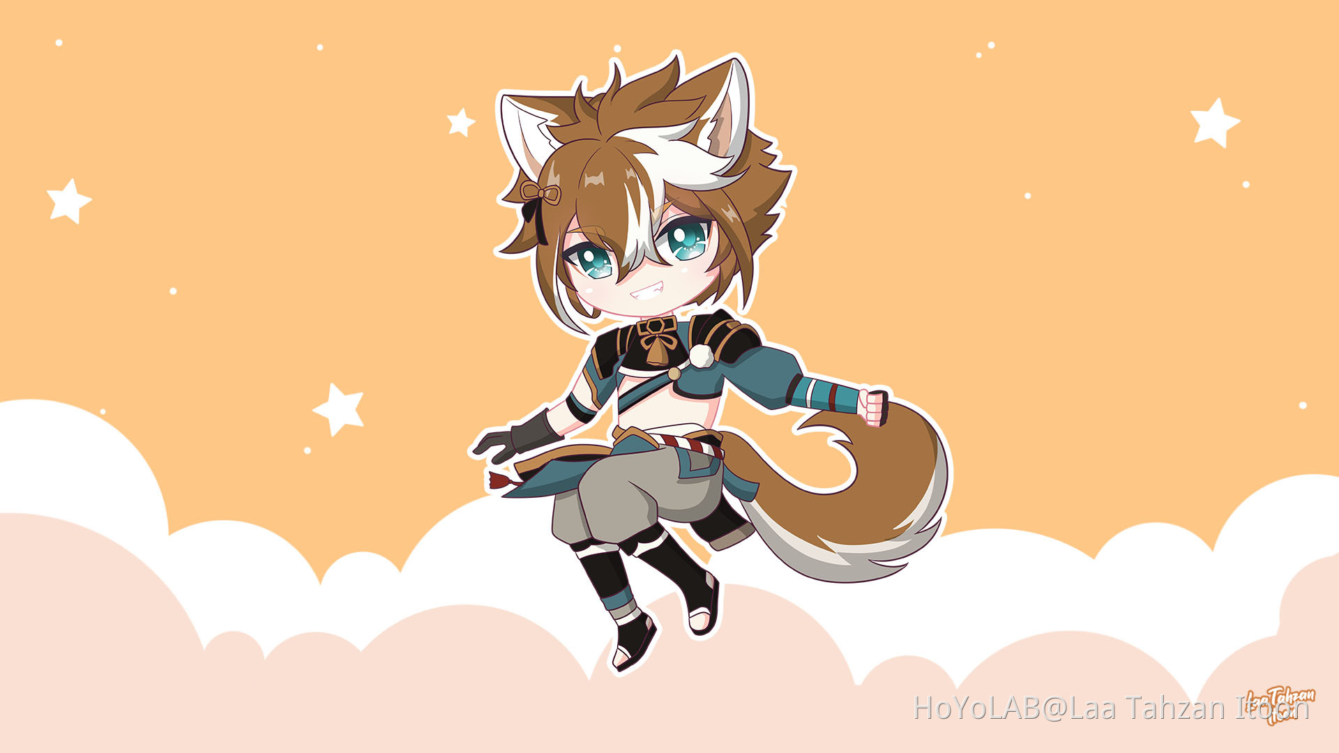 Chibi Gorou by LaaTahzanItoon Genshin Impact | HoYoLAB