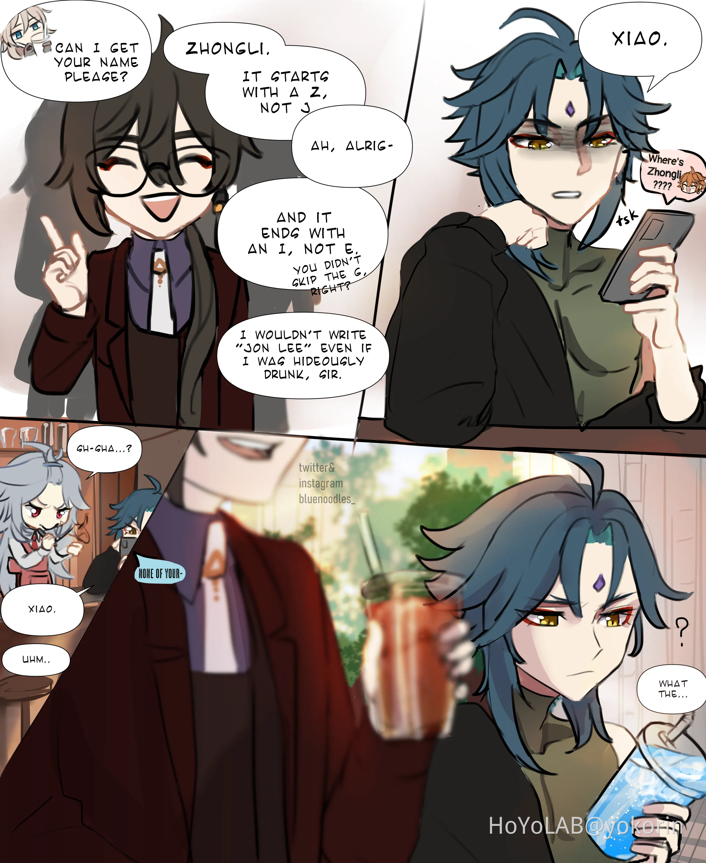 Zhongli & Xiao Modern Au Genshin Impact | HoYoLAB