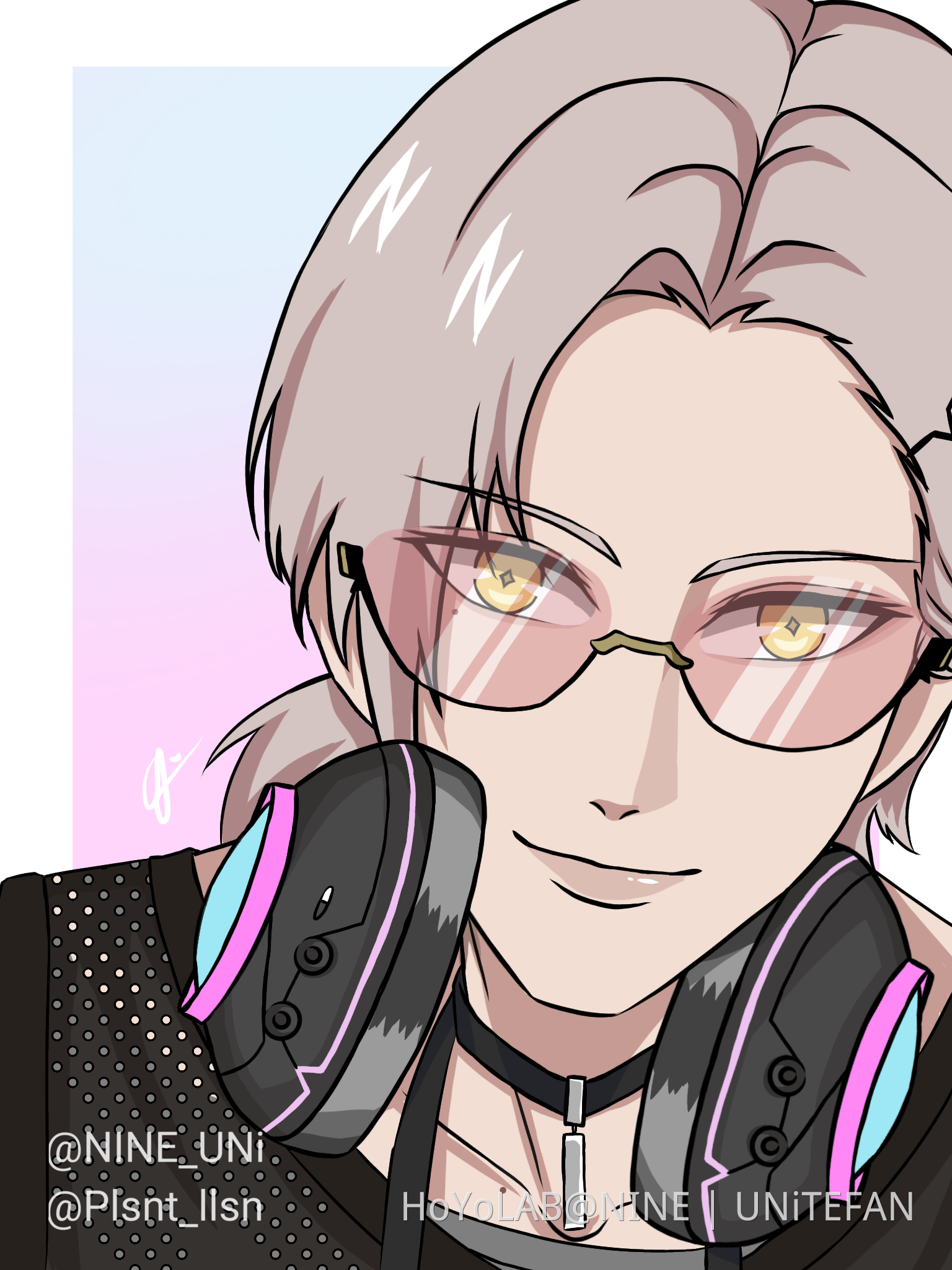 Neon Melody Vyn Fanart Tears of Themis | HoYoLAB