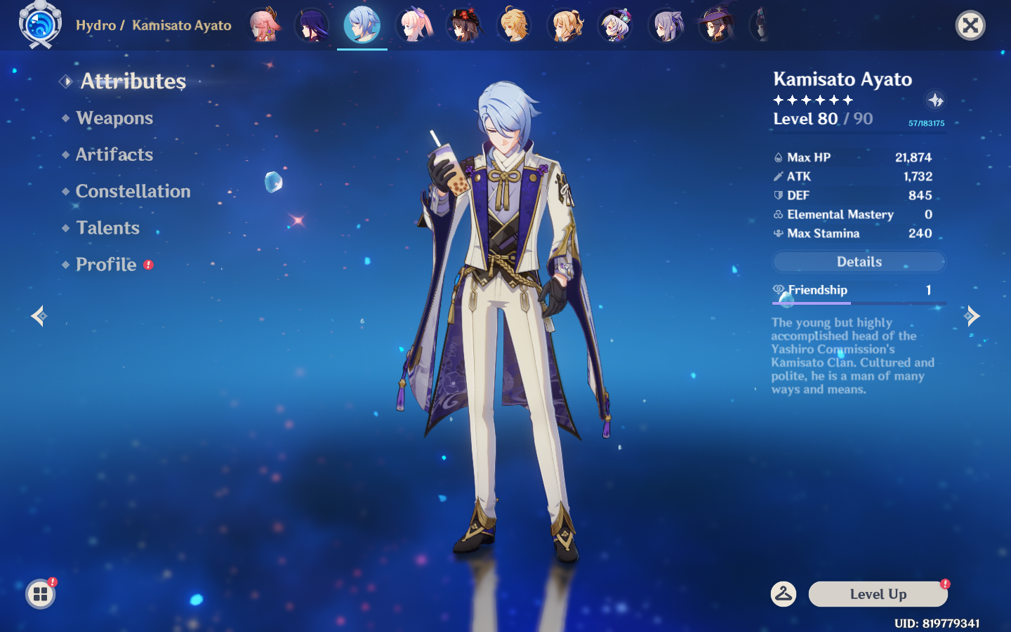 Ayato Build Complete! Genshin Impact | HoYoLAB