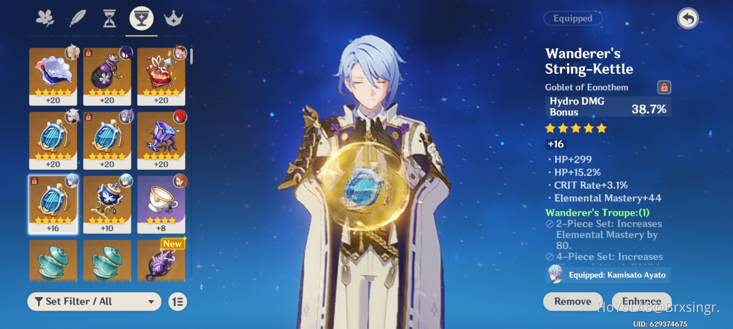 Ayato build | Genshin Impact | HoYoLAB