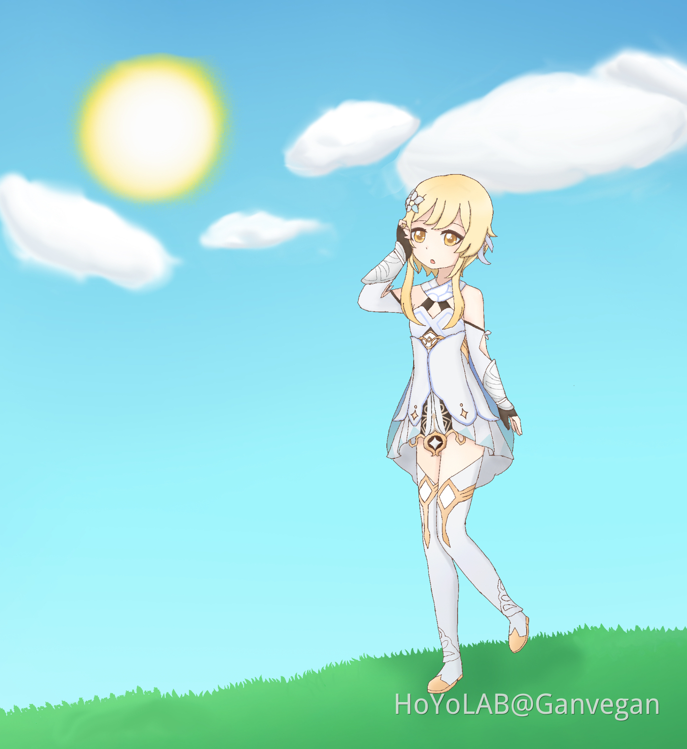 Lumine fan art Genshin Impact | HoYoLAB