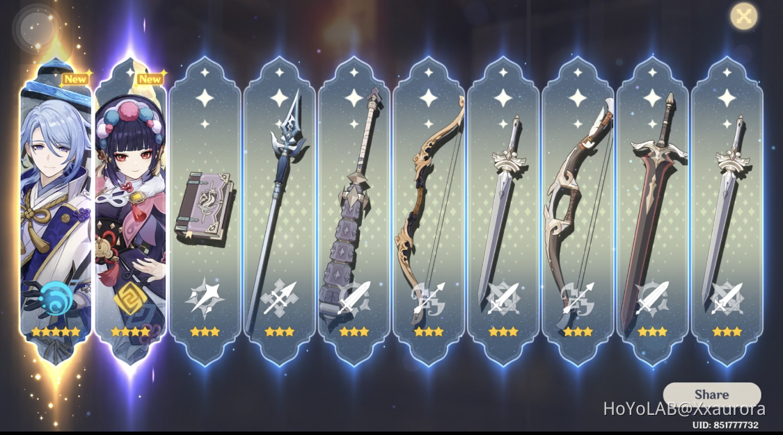 33 pull ayato 😮‍💨 | Genshin Impact | HoYoLAB