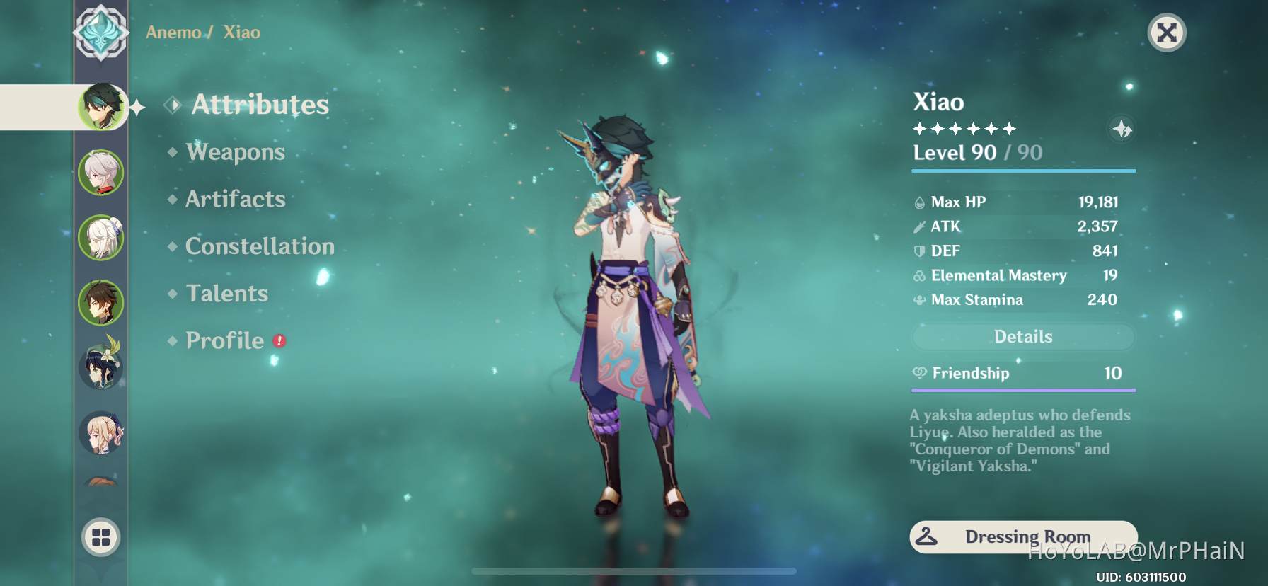 My Xiao Build Genshin Impact | HoYoLAB