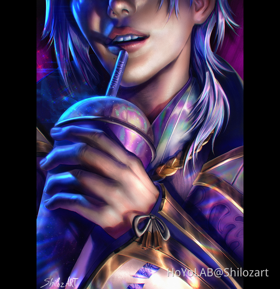 Ayato Bubble tea Genshin Impact | HoYoLAB